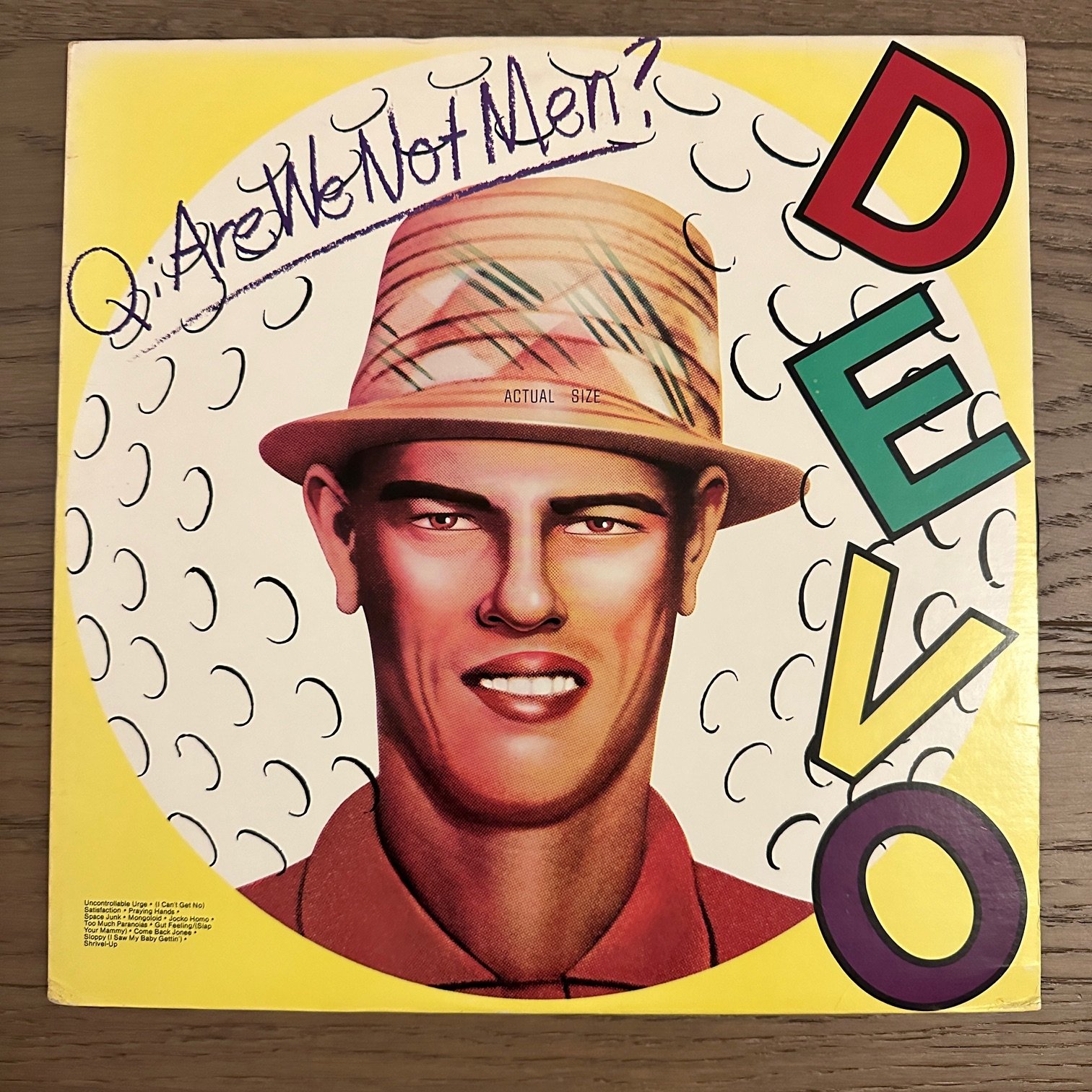 Devo - Q: Are We Not Man? A: We Are Devo! - 1978 USA Vinyl Record (LP ...