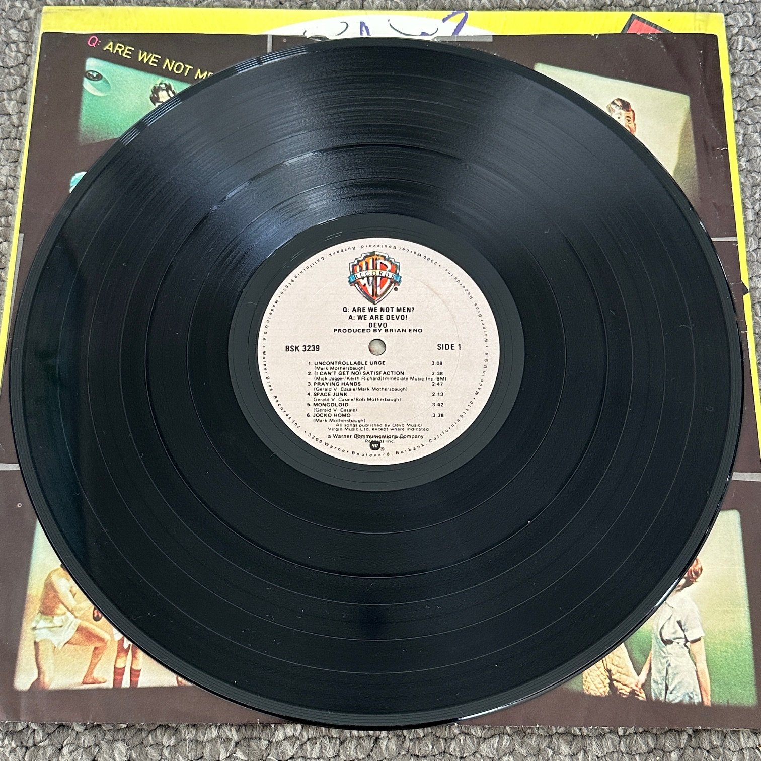 Devo - Are We Not Men? - 1978 - US 1st Pressing Shrinkwrap Vinyl Record ...