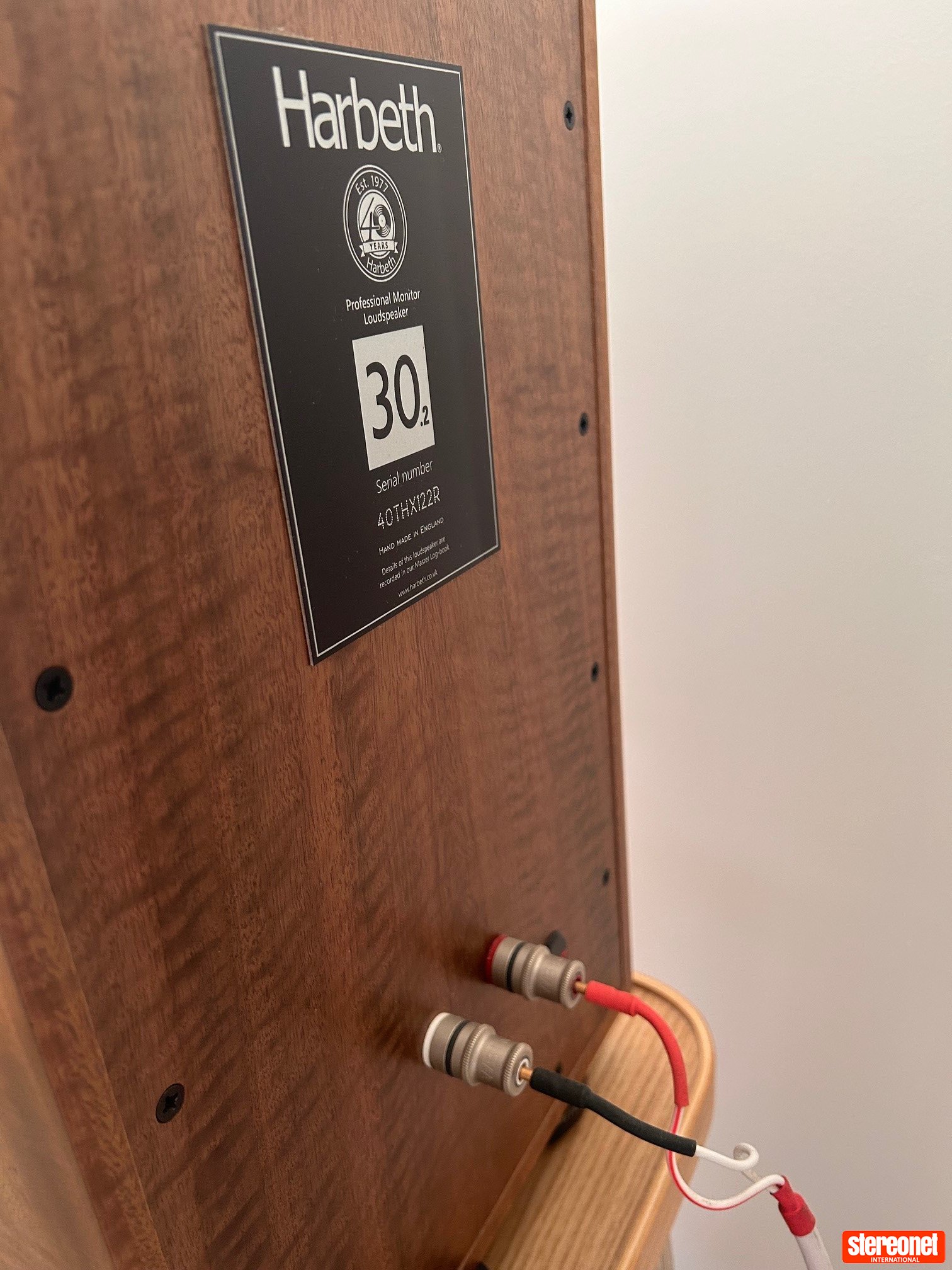 Harbeth 30.2 40th Anniversary Edition Bookshelf Loudspeakers ...