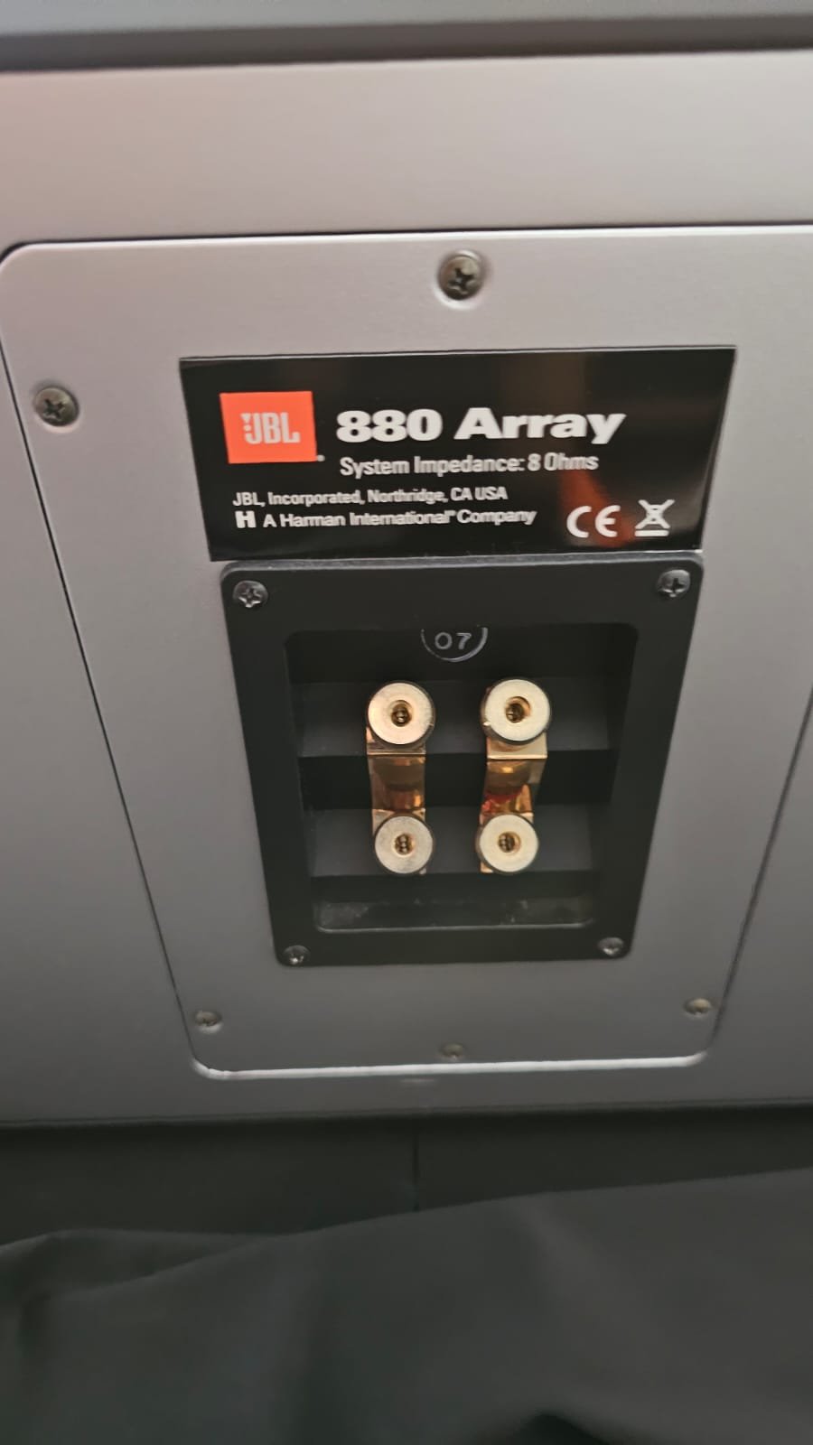 JBL Array 880 Centre Speaker - Installed / Surround / Dedicated Cinema ...