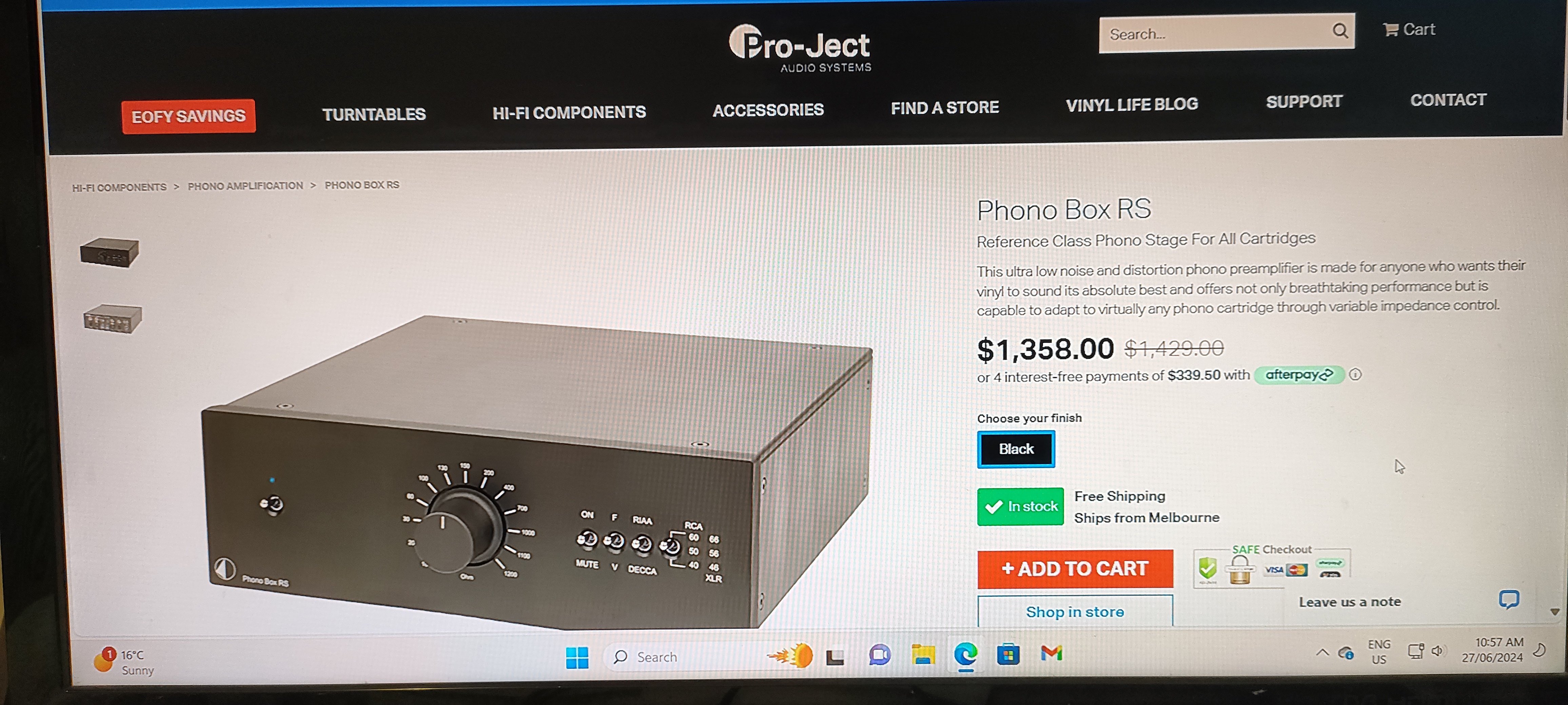 Pro-Ject Phono Box RS Phono Preamplifier - Phono Amplifiers - StereoNET