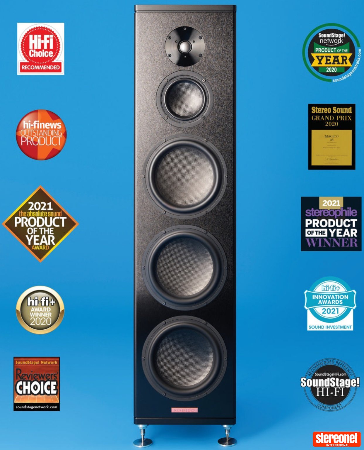 Magico A5 + Grilles Floorstanding Loudspeakers - Floorstanders & Large ...
