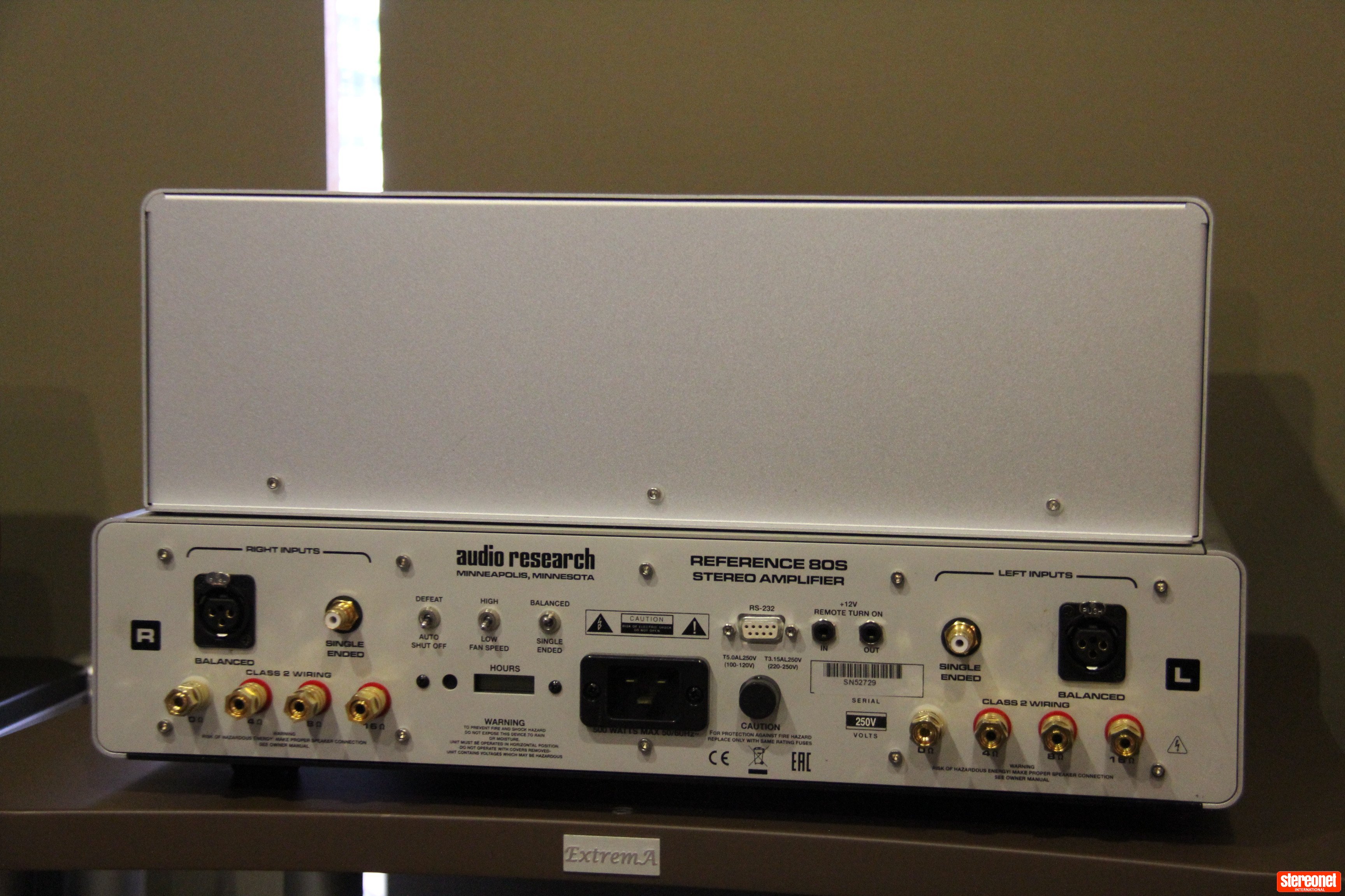 Audio Research Reference 80S Power Amplifier - Power Amplifiers - StereoNET