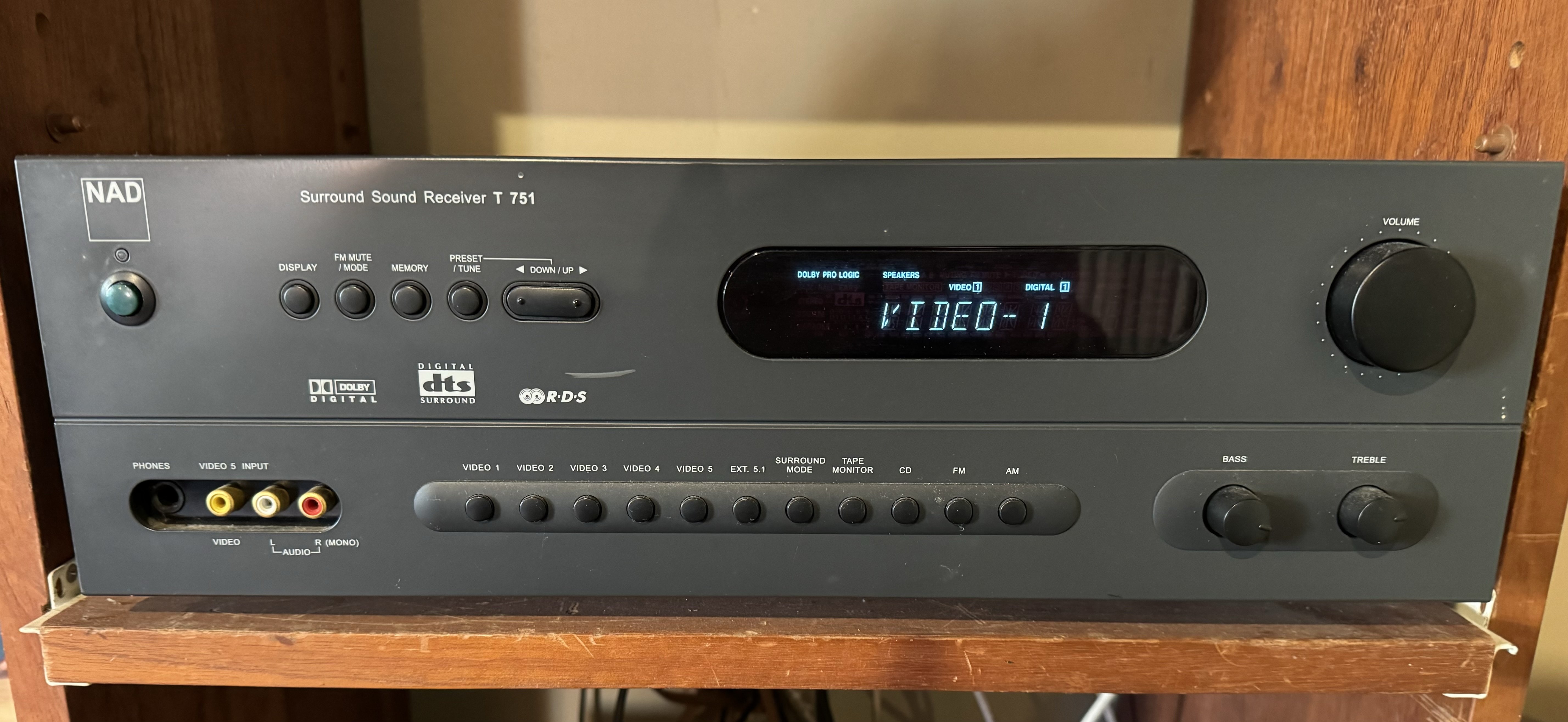 NAD Electronics T 751 AV Receiver |﻿ AV Receivers & Processors