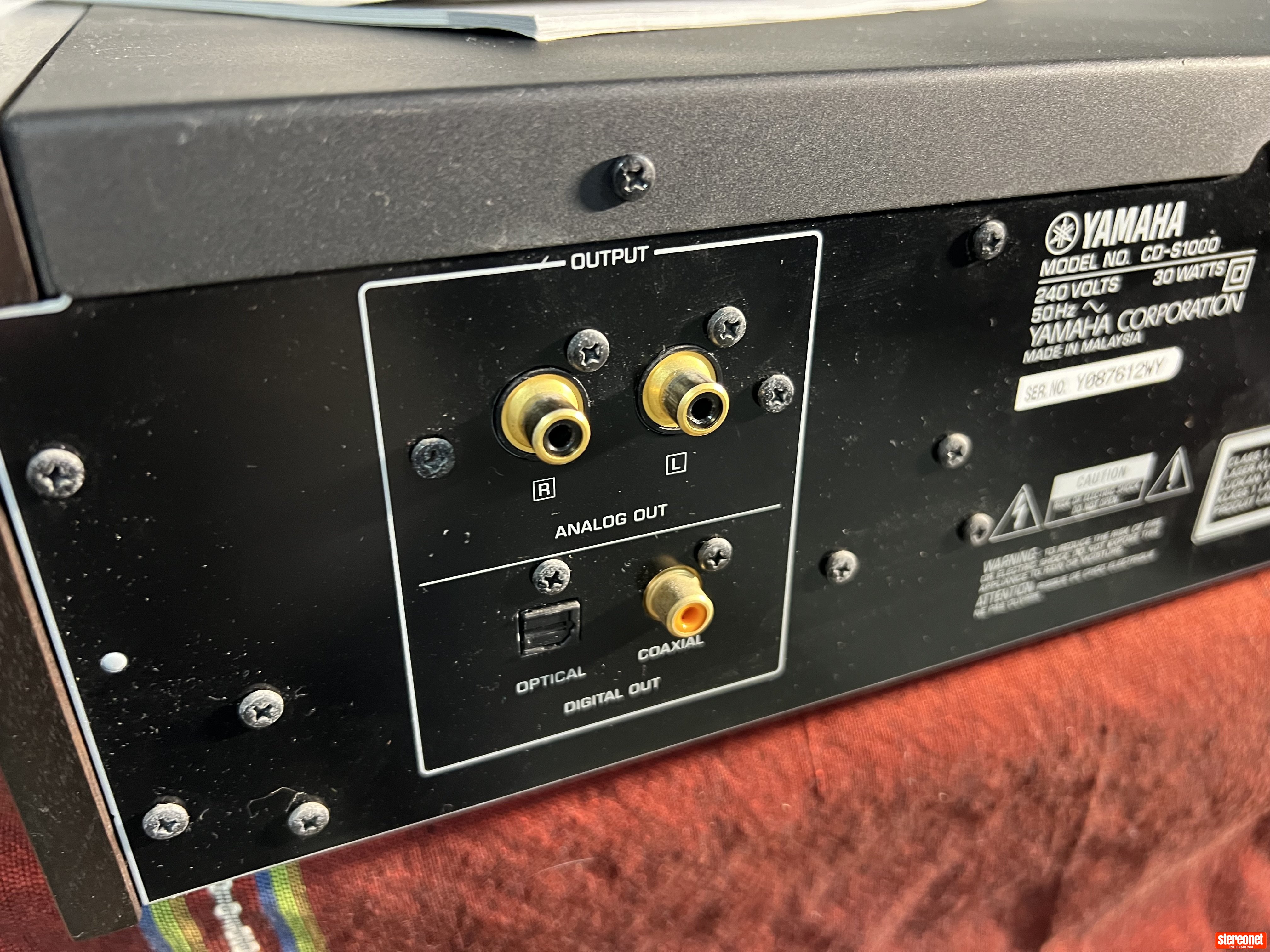 Yamaha CD-S1000 SACD Player - CD/SACD Players & Transport - StereoNET