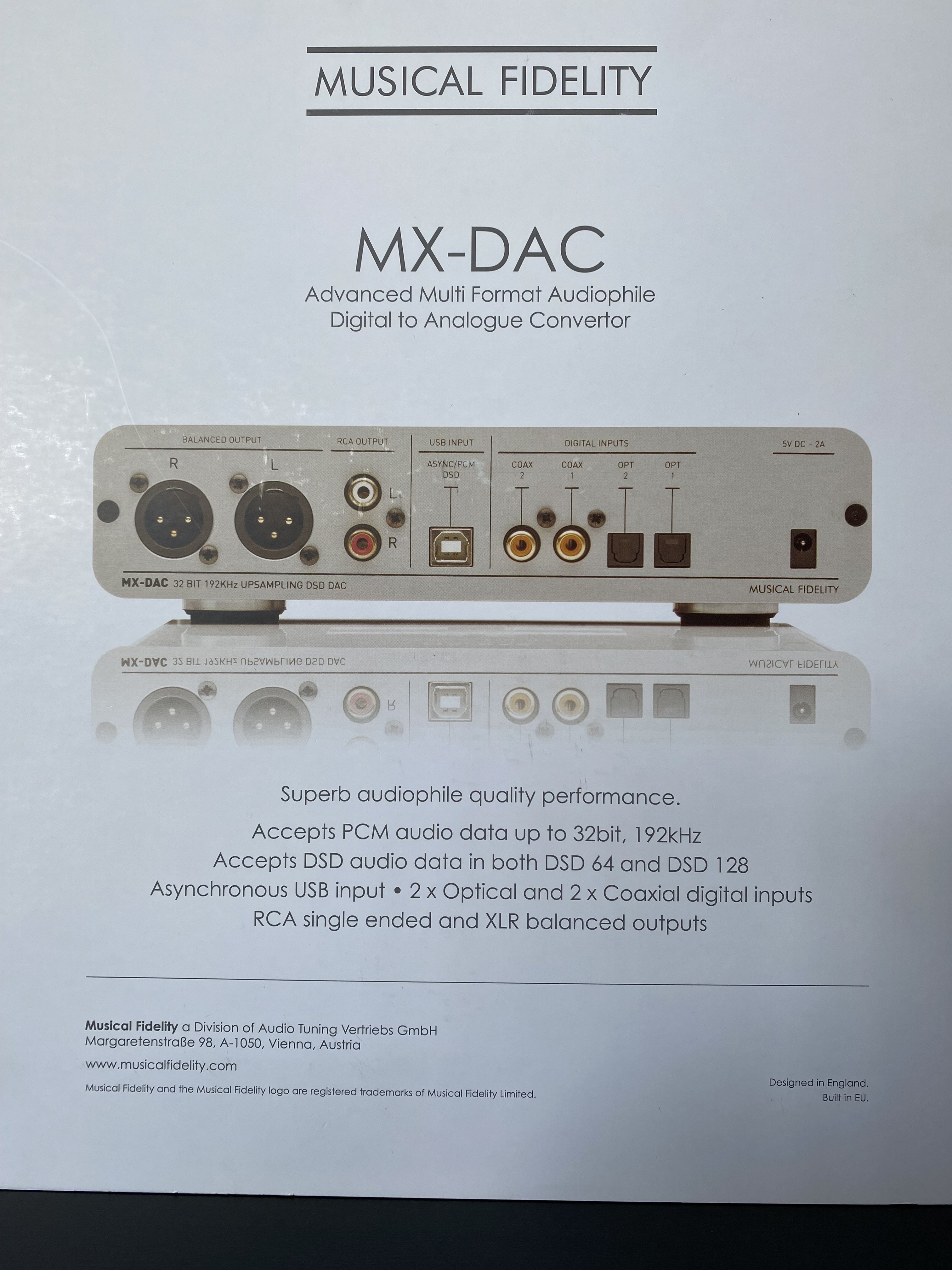 Musical Fidelity MX-DAC DAC - DACs and Streamers - StereoNET