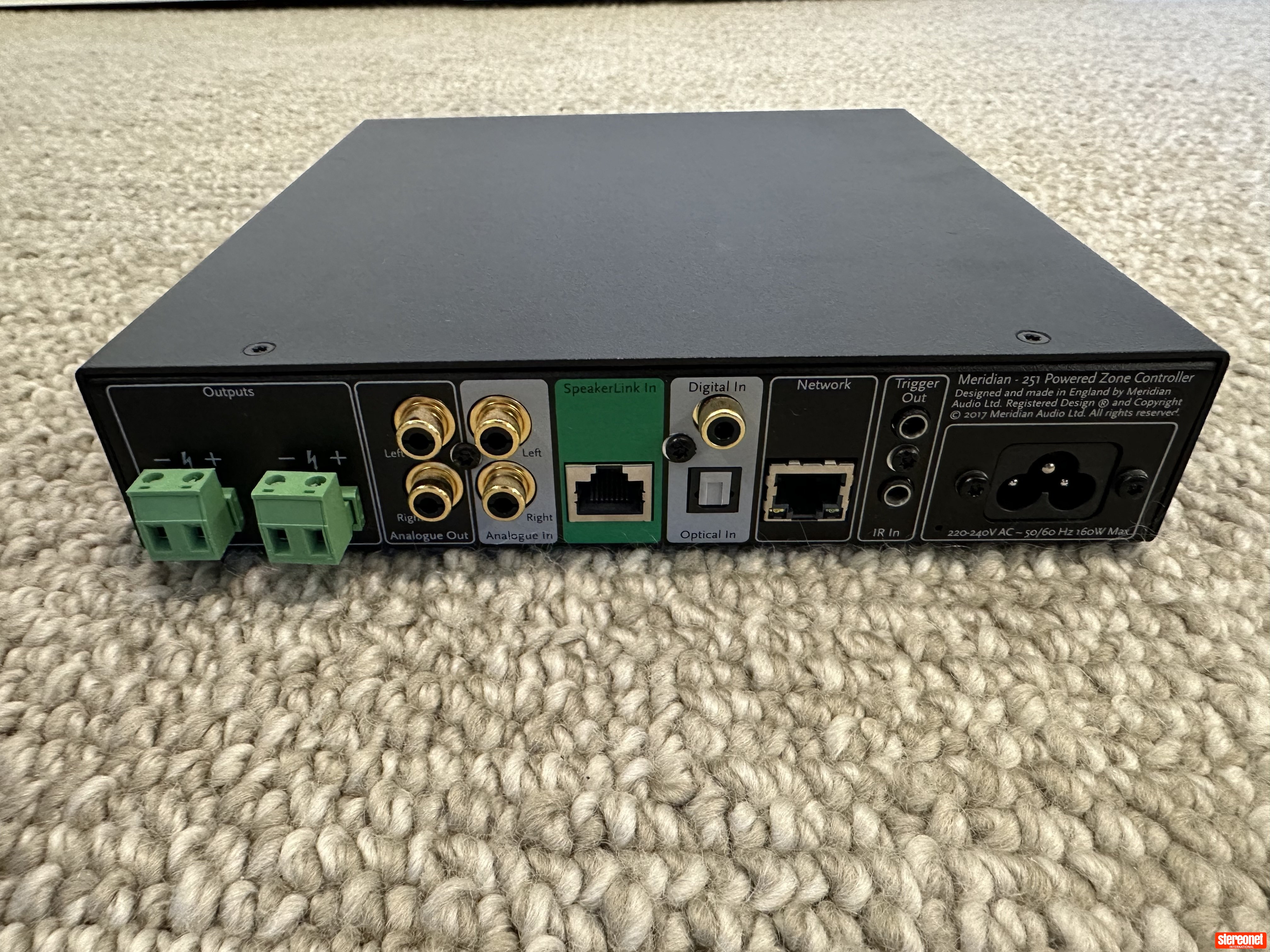 Meridian Audio 251 Powered Zone Controller Integrated Amplifier ...