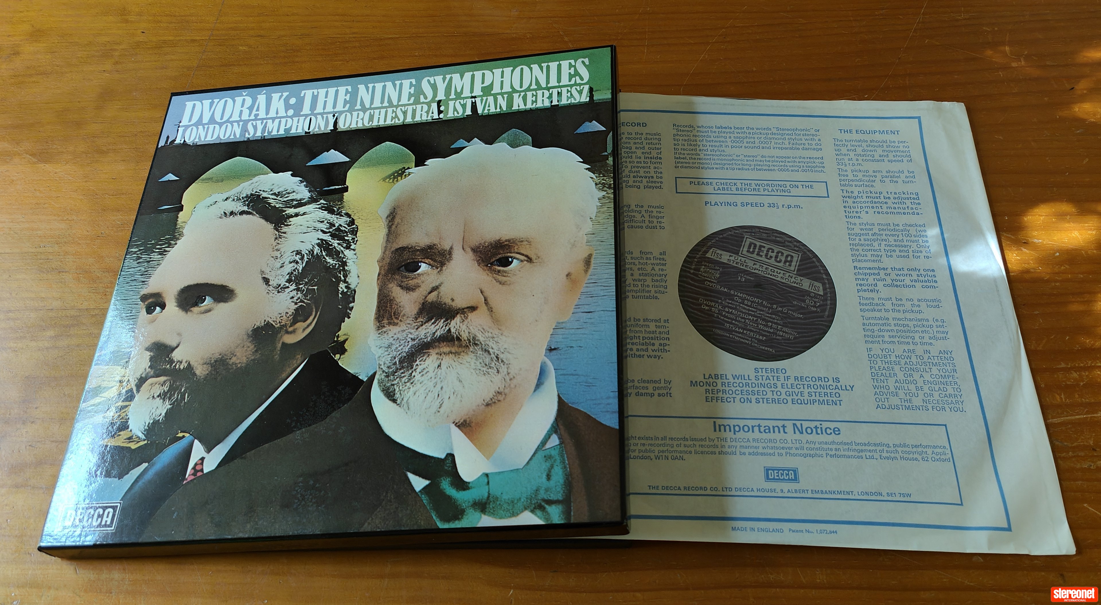 Dvorak/Kertesz Symphonies r UK Decca Boxed Set 7LPs Vinyl Record (LP ...