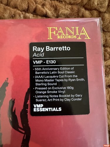 Ray Barretto - Acid Vinyl Record (LP) - Vinyl Records - StereoNET