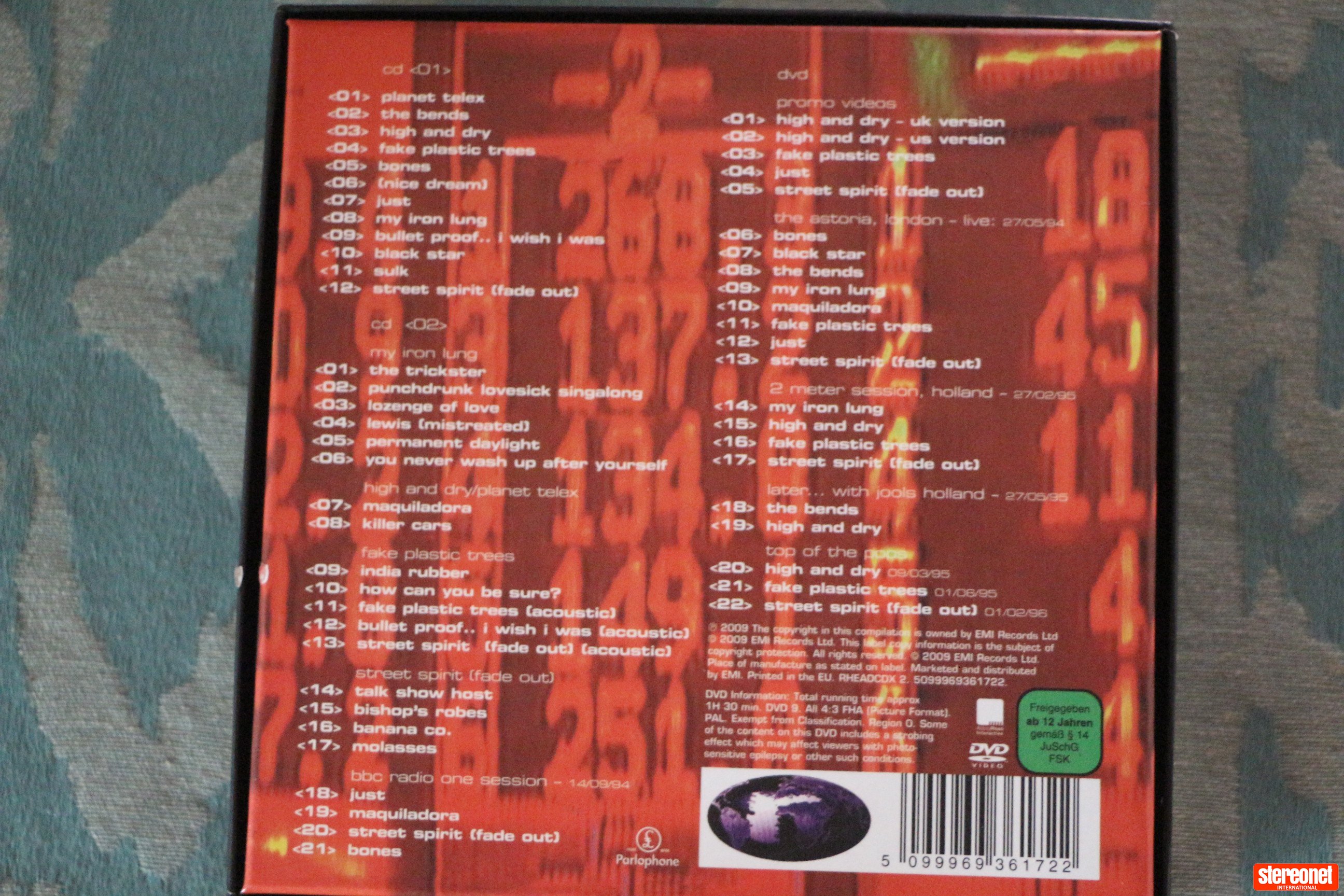 Radiohead-The Bends 2009 CD/DVD box CD Box Set - CD / SACD - StereoNET