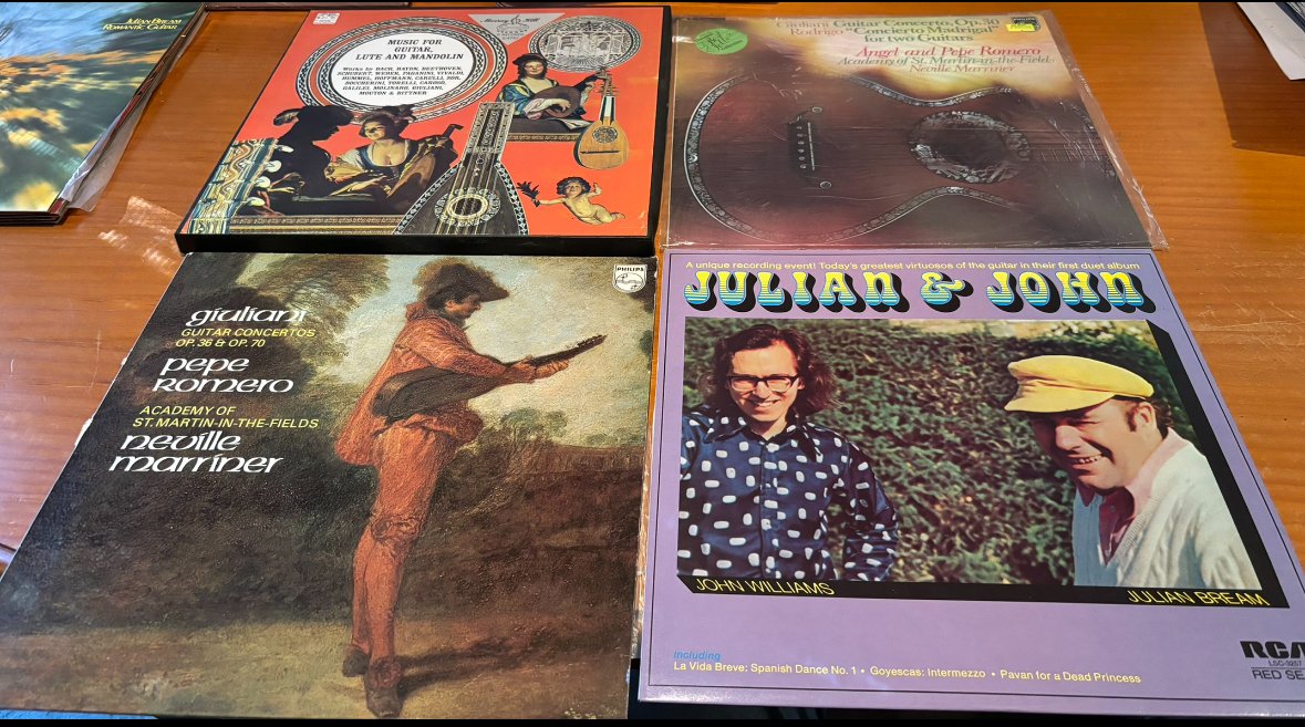 8 Classical Guitar LPs Vinyl Record (LP) |﻿ Vinyl Records