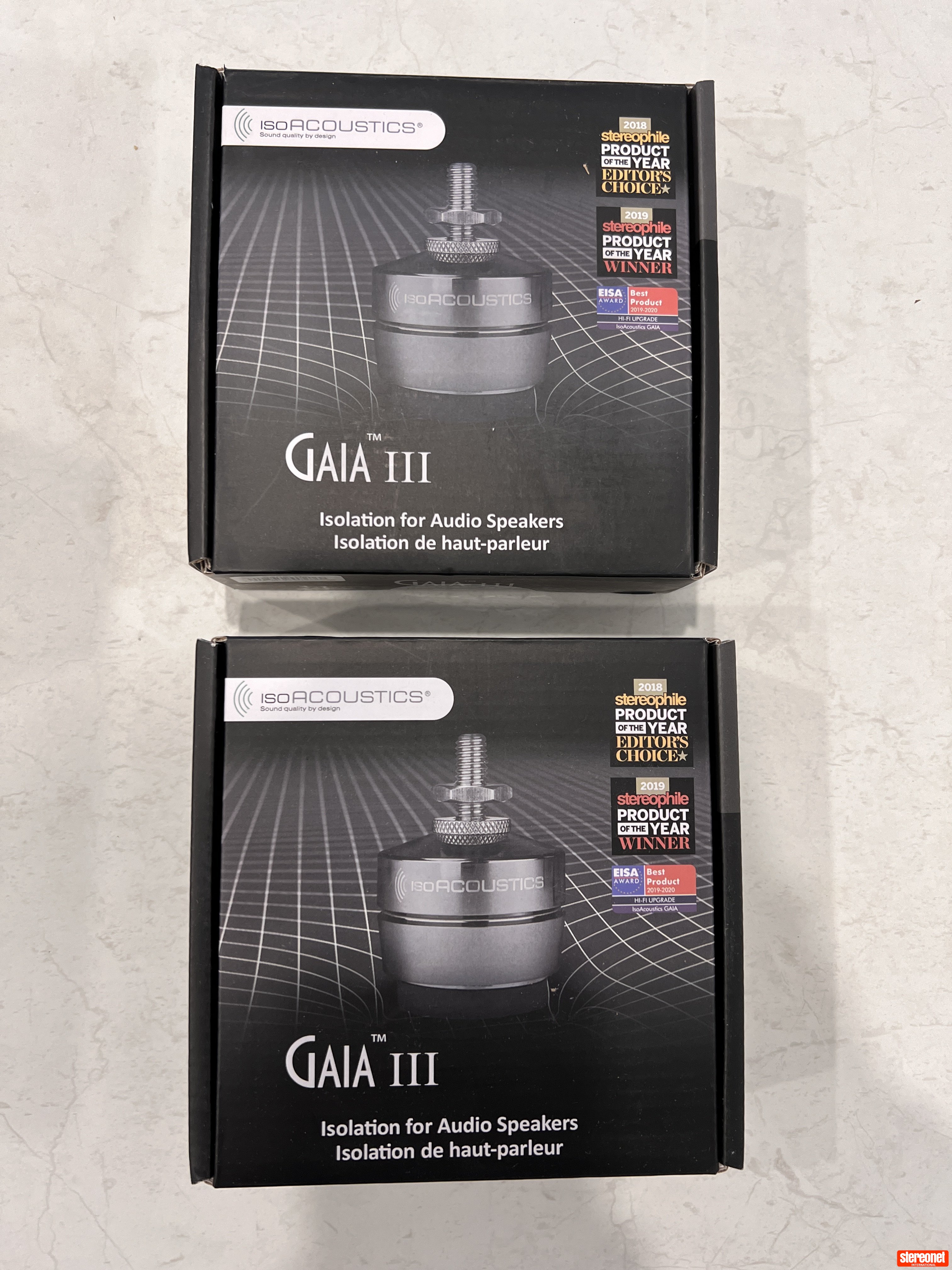 IsoAcoustics Gaia III Isolation Devices - Tweaks / Tuning - StereoNET