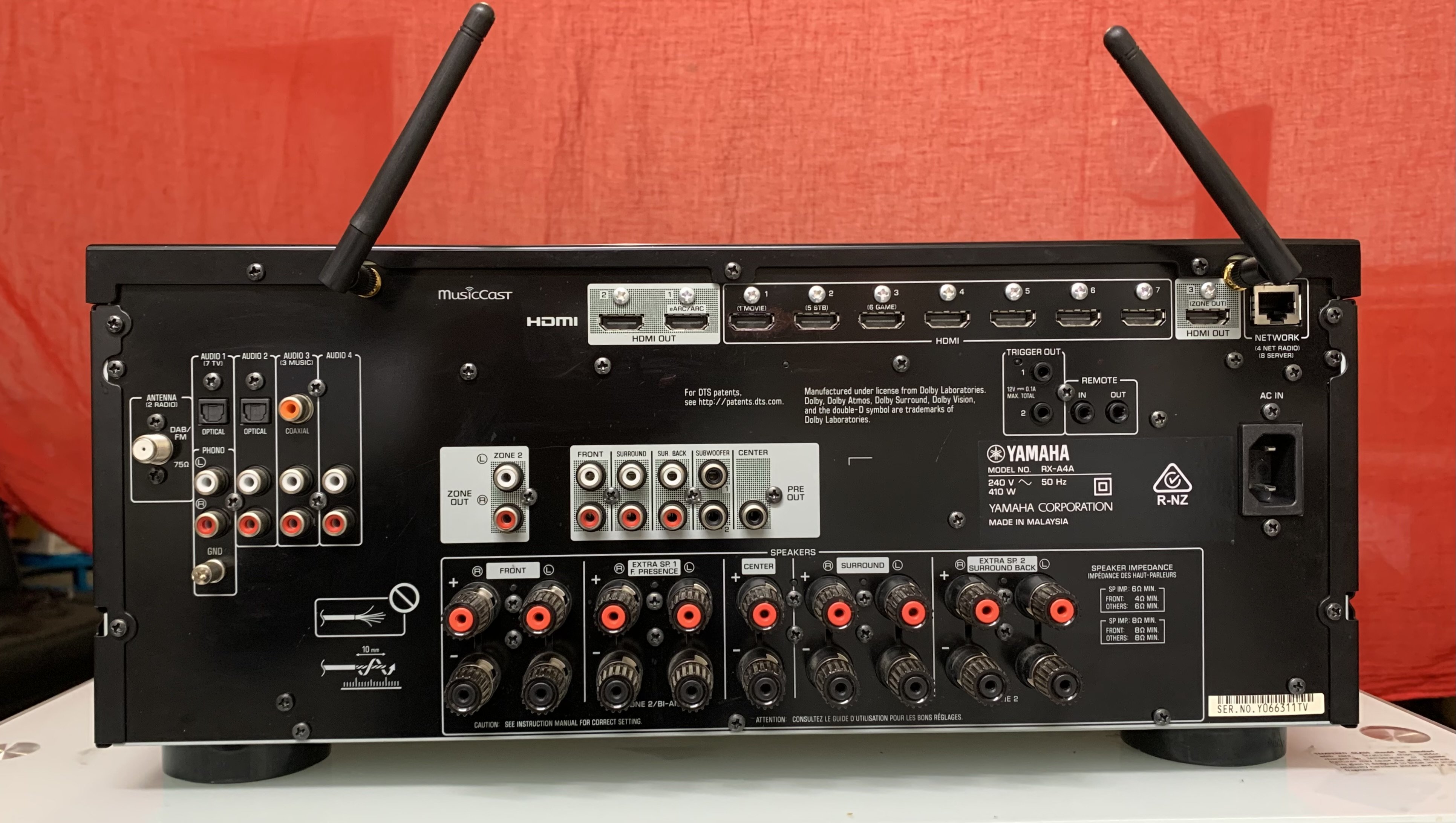 Yamaha Aventage RX-A4A AV Receiver - AV Receivers & Processors - StereoNET