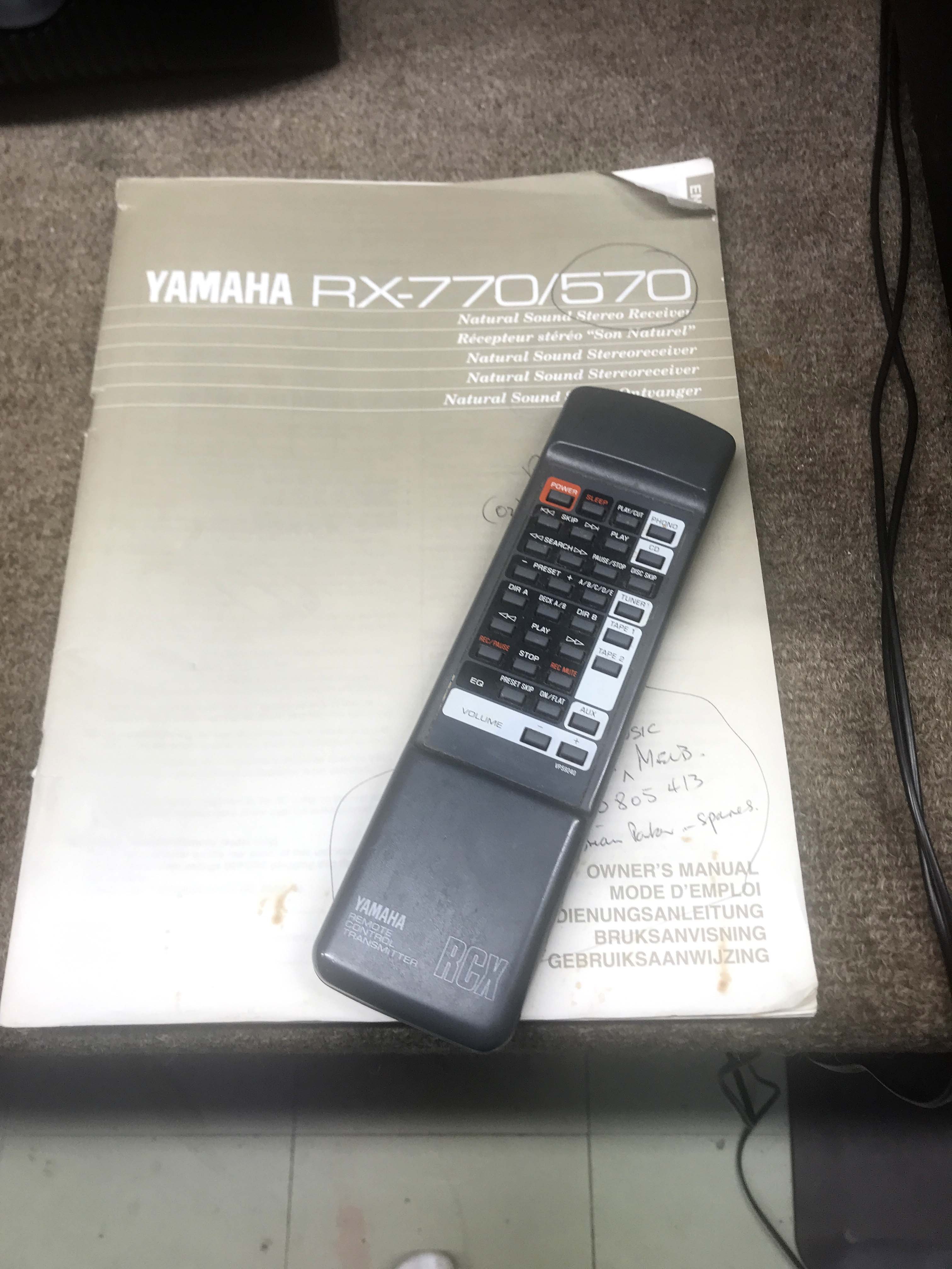 Yamaha RX-570 Receiver - AV Receivers & Processors - StereoNET