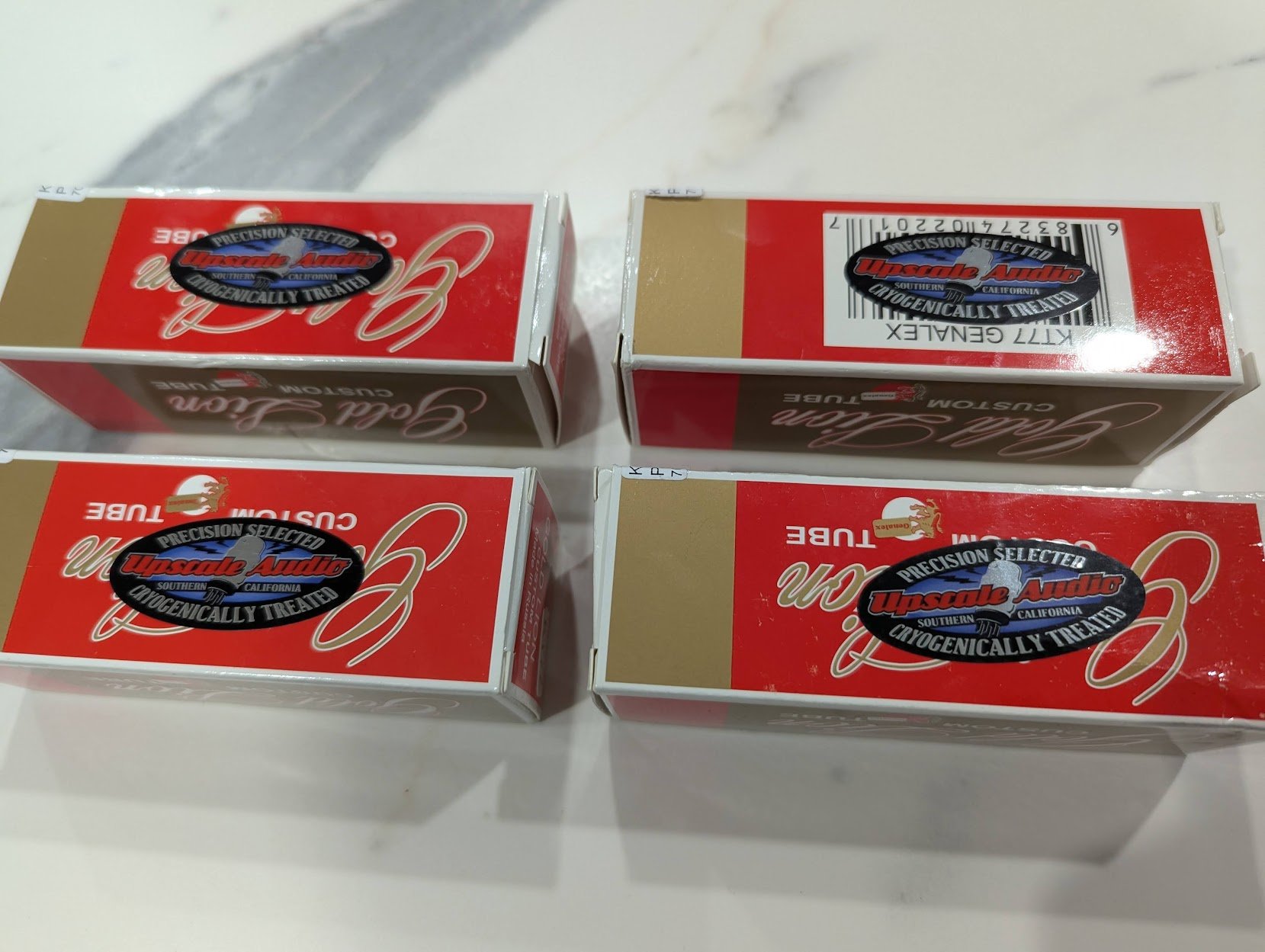 Genalex Gold Lion KT77 (EL34) Cryo'd Matched Quad Valves/Tubes - Valves / Tubes - StereoNET