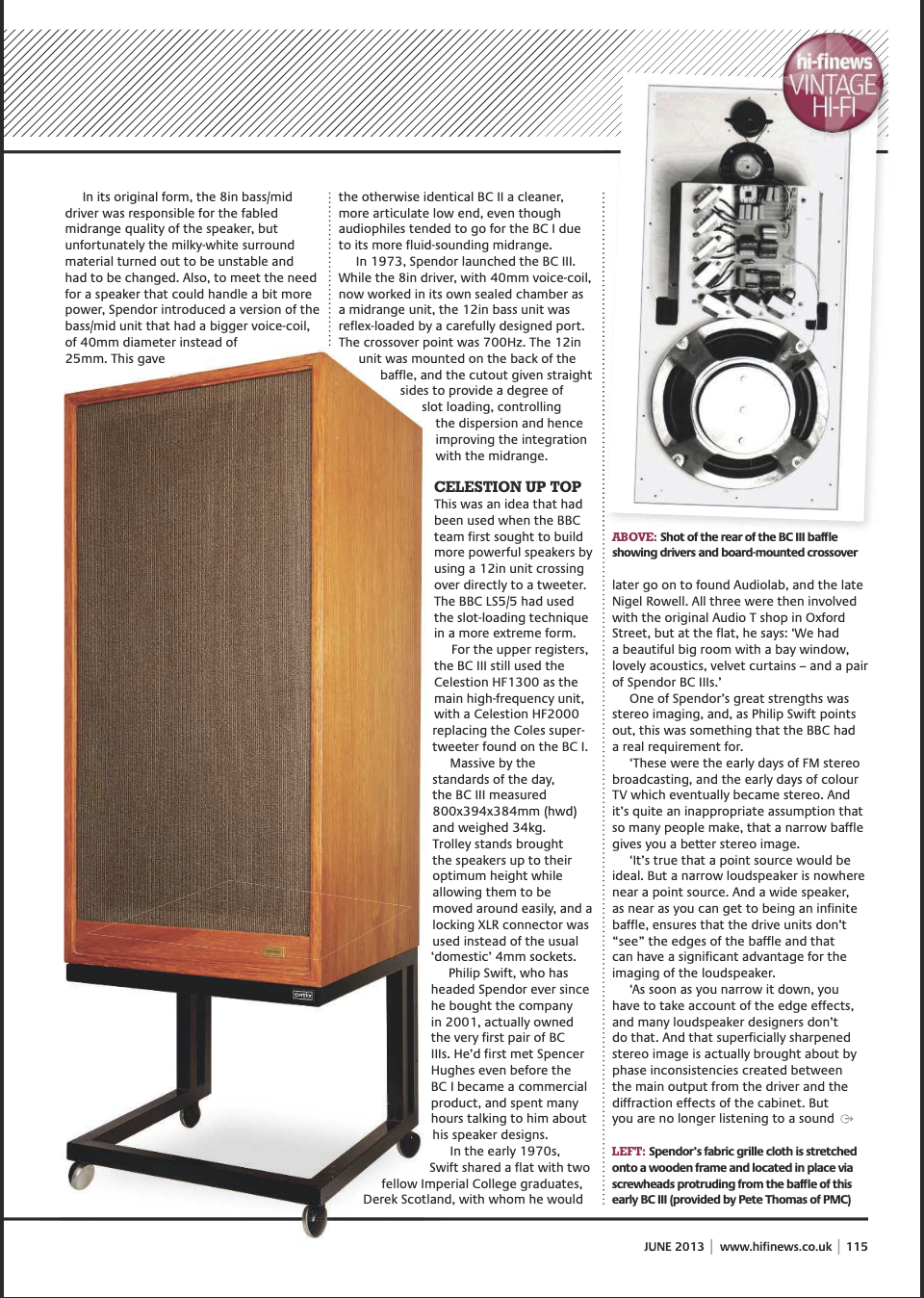 Spendor BC 3 Standmount Loudspeakers - Bookshelf & Small Monitors ...