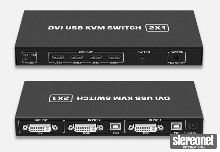 Generic DVI KVM Switch Computer Monitor Switch - Computers & Related ...