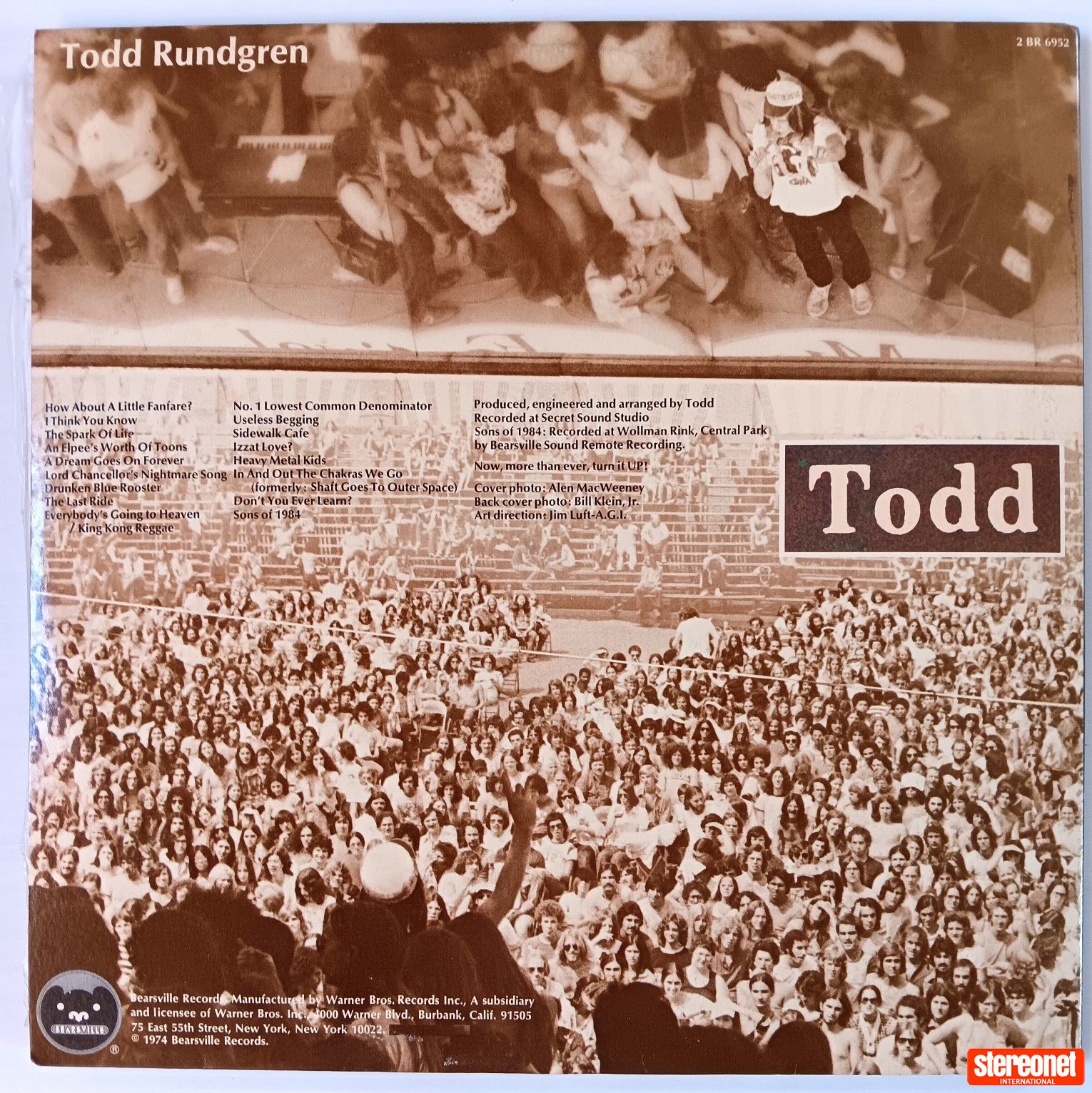 Todd Rundgren Todd. Price includes postage Vinyl Record (Double LP ...
