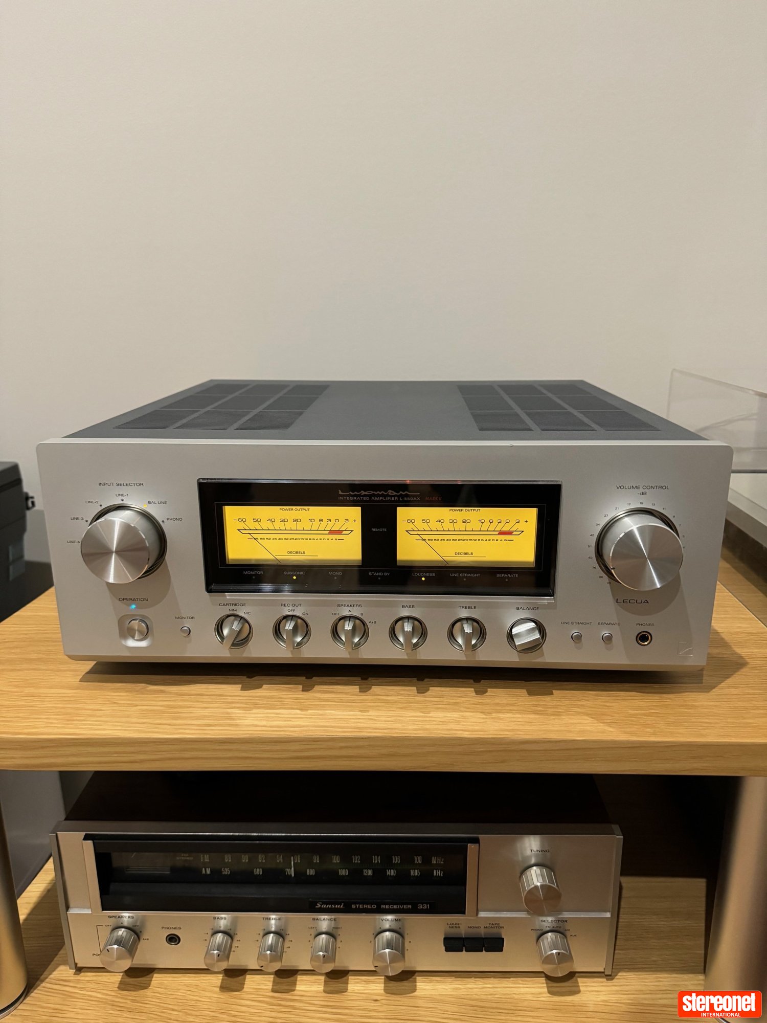 Luxman L-550 AX MARK II Integrated Amplifier - Integrated Amplifiers ...