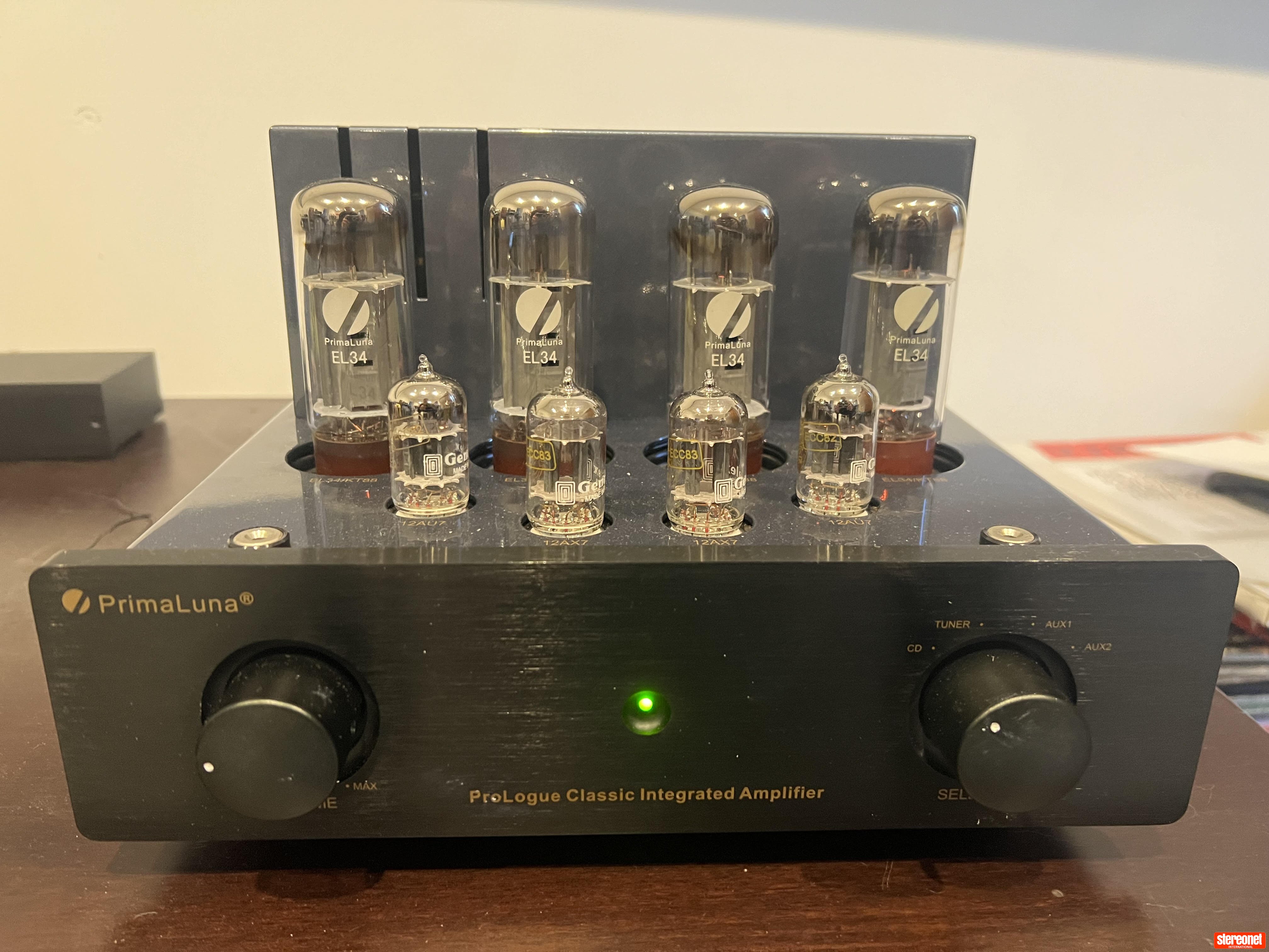 PrimaLuna Prologue Classic Integrated Amplifier - Integrated Amplifiers ...