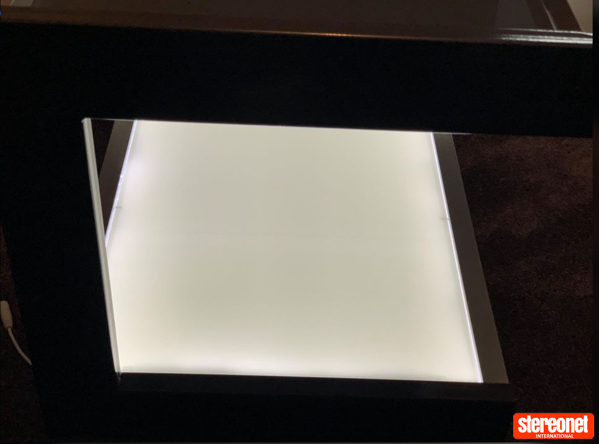 Nick Scali Cinema Table with Light Coffee Table |﻿ Racks & Cabinets