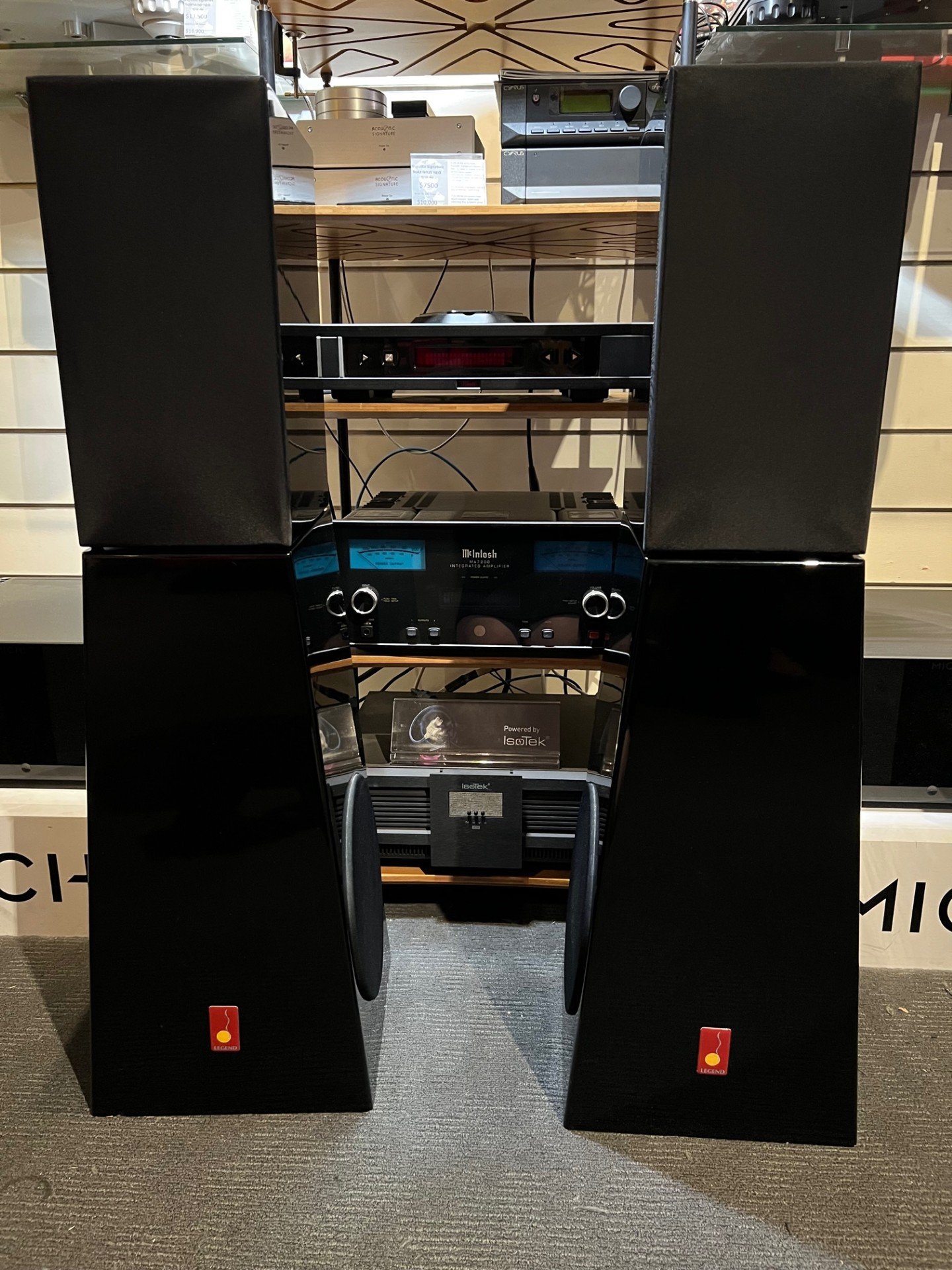 Legend Acoustics Big Red Floorstanding Loudspeakers - Floorstanders ...