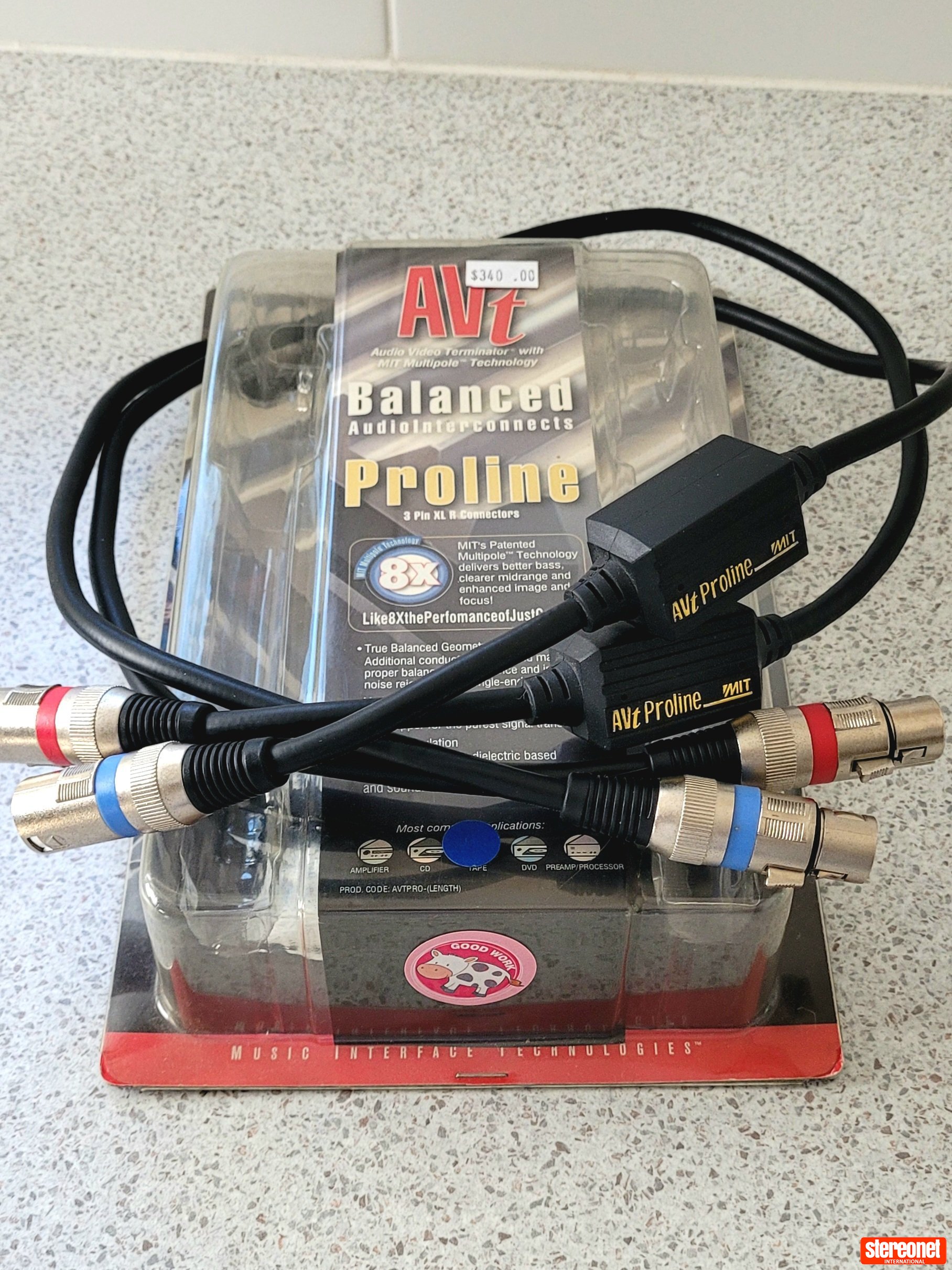 MIT AVT Proline 1MInterconnect Cables (XLR) - Interconnects - StereoNET