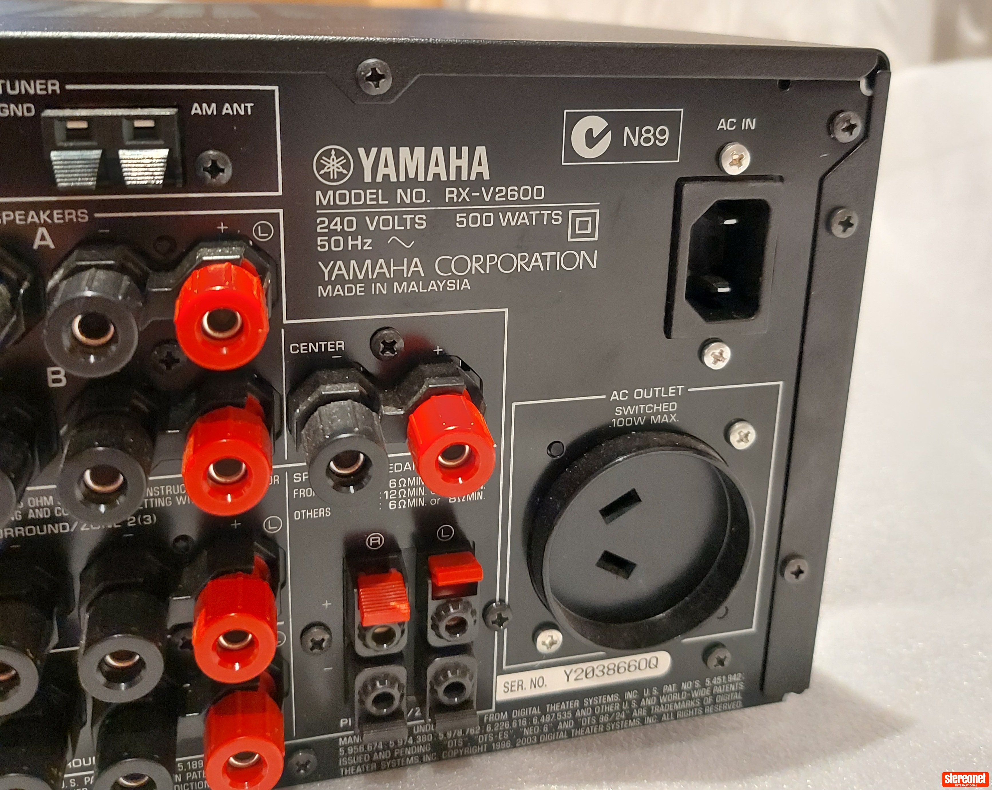 Yamaha RX-V2600 AV Receiver |﻿ AV Receivers & Processors