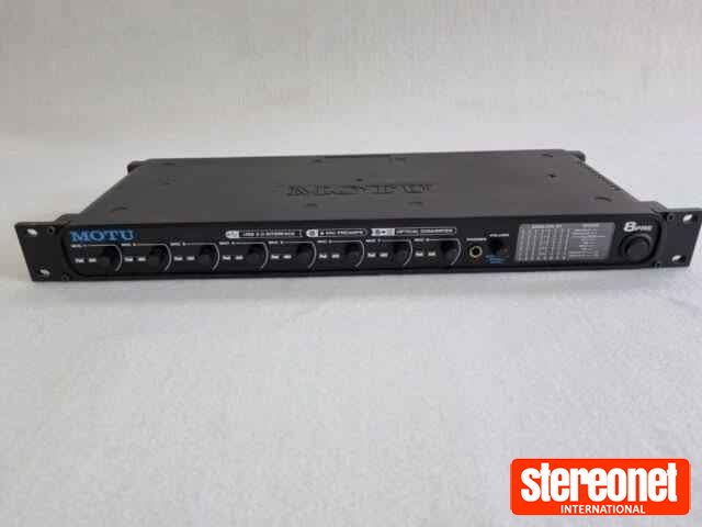 MOTU 8Pre firewire dac and adc converter interface Mixer Console - Pro ...