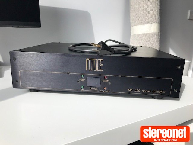 M.E 550 Power Amplifier - Power Amplifiers - StereoNET
