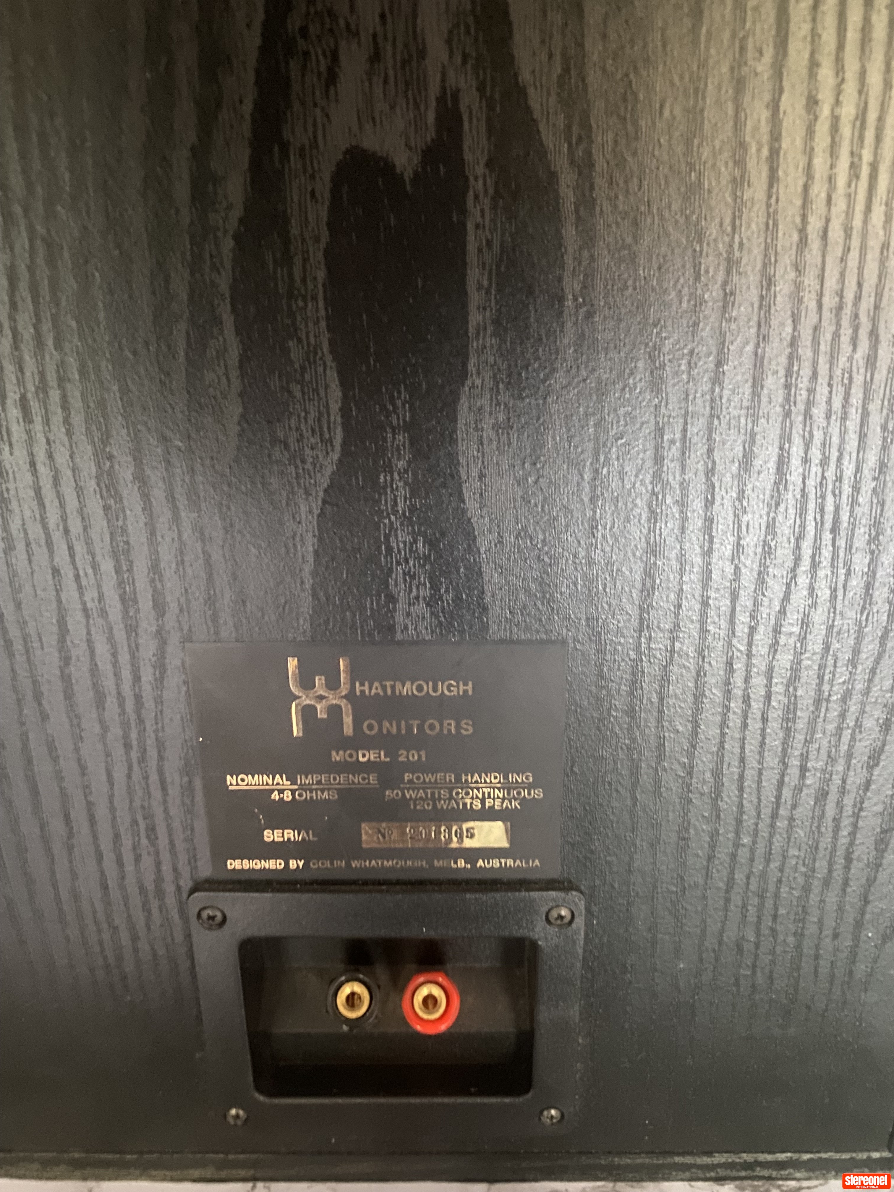 Whatmough Audio Monitor 201 Bookshelf Loudspeakers - Bookshelf & Small Monitors - StereoNET