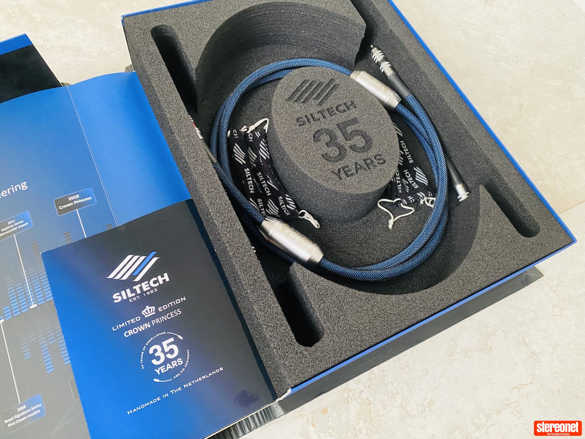 Siltech Cables Crown Princess 35th Anniversary Interconnect Cables (RCA) |﻿ Interconnects