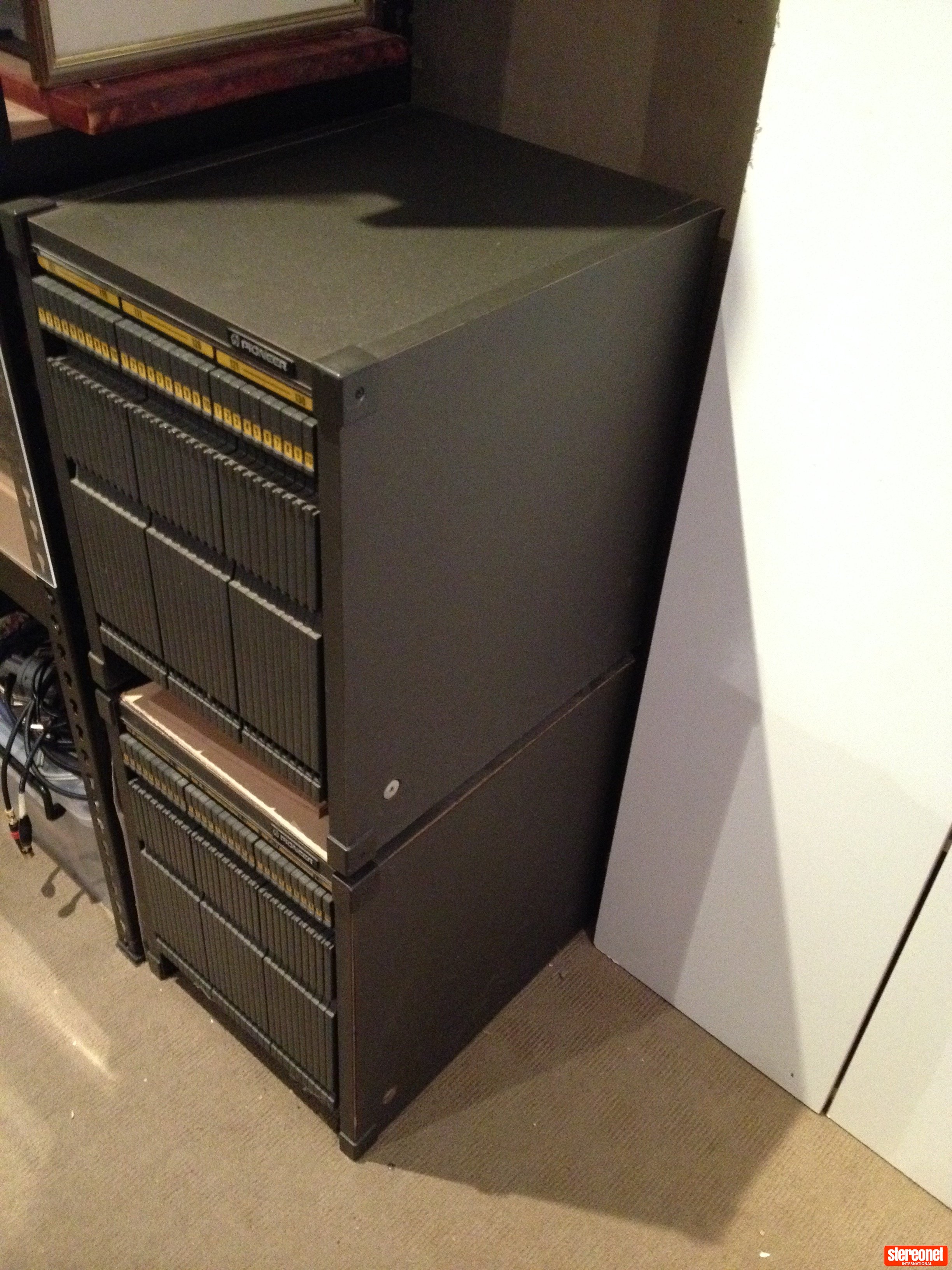 PIONEER LASERDISC STORAGE CABINETS Cabinet - Other - StereoNET