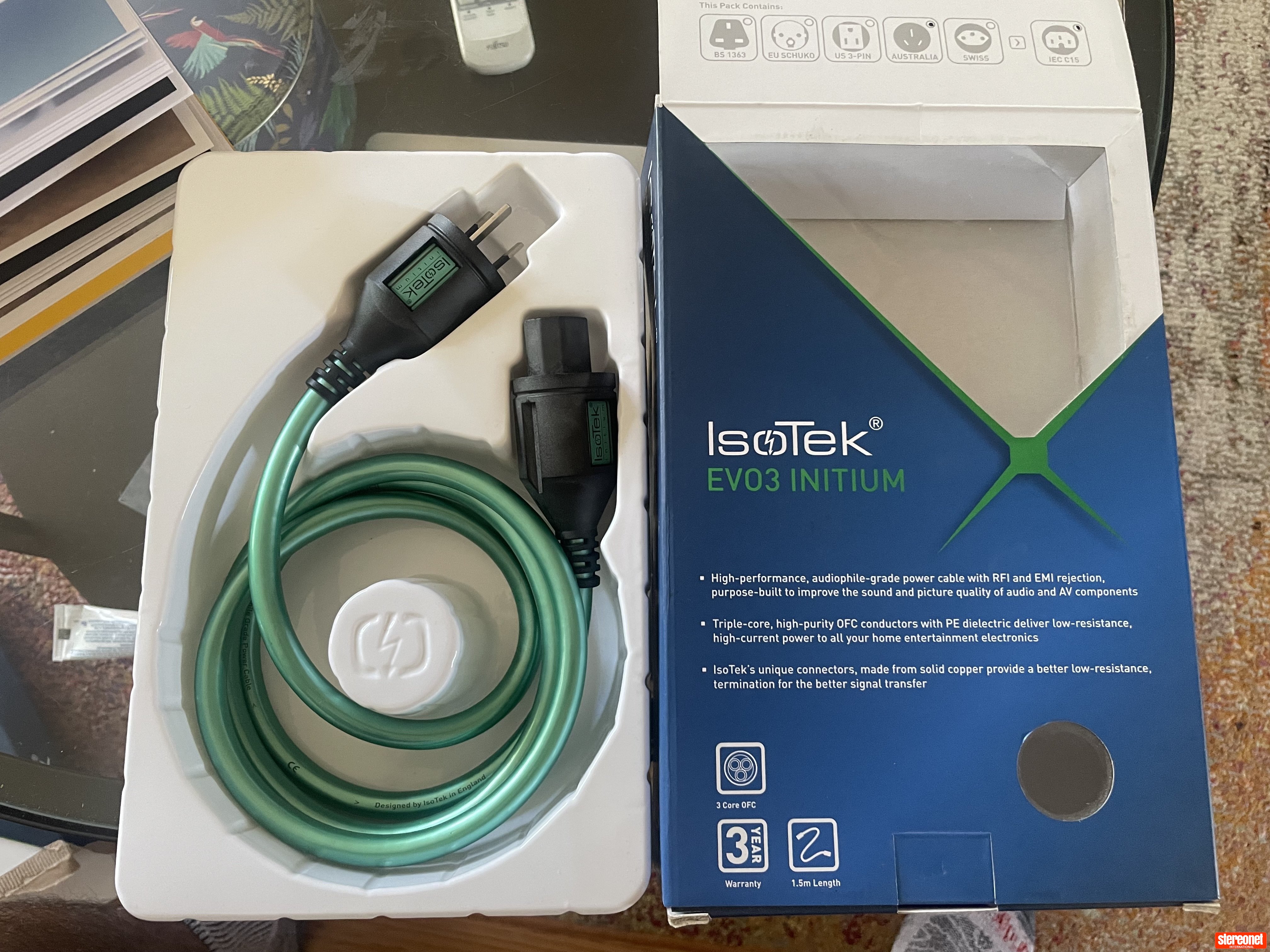 IsoTek C15 Power Cable - Power Cables - StereoNET