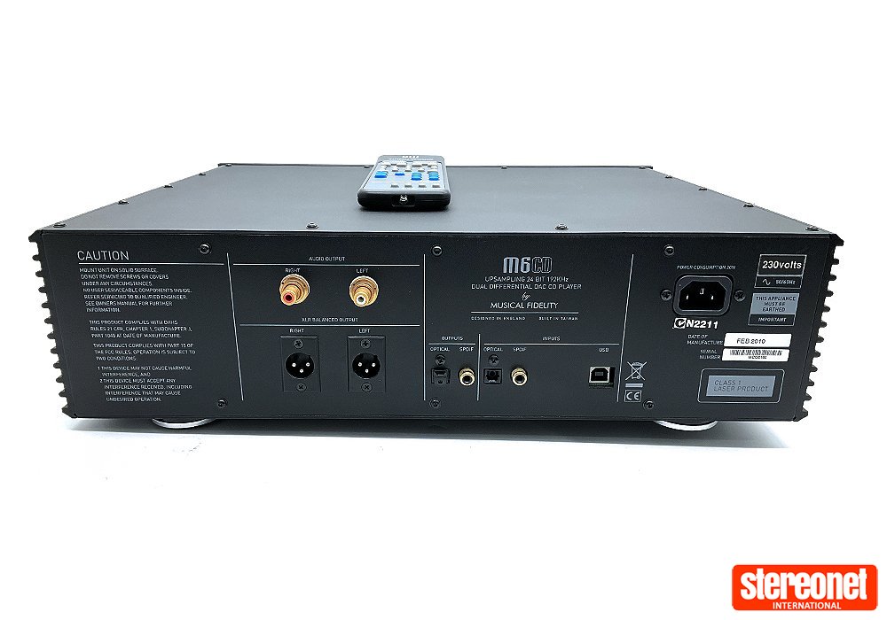 Musical Fidelity M6CD CD Transport/DAC - CD/SACD Players & Transport ...