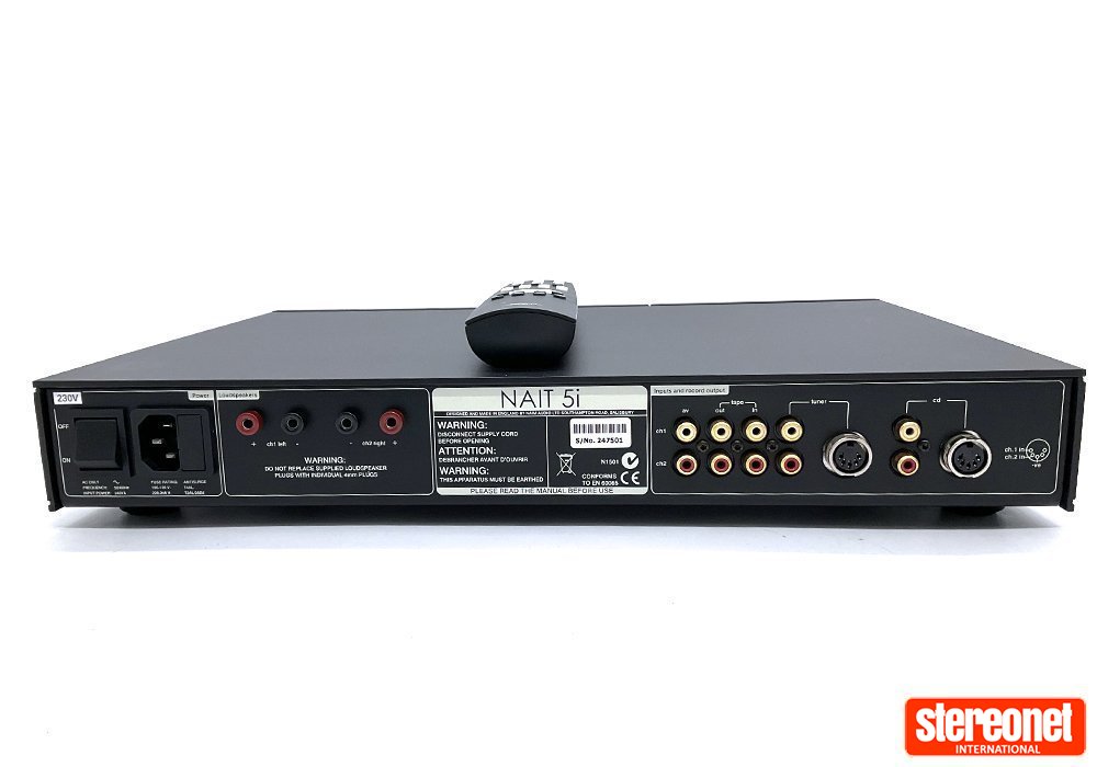 Naim Audio NAIT 5i Integrated Amplifier (Solid State) - Integrated ...