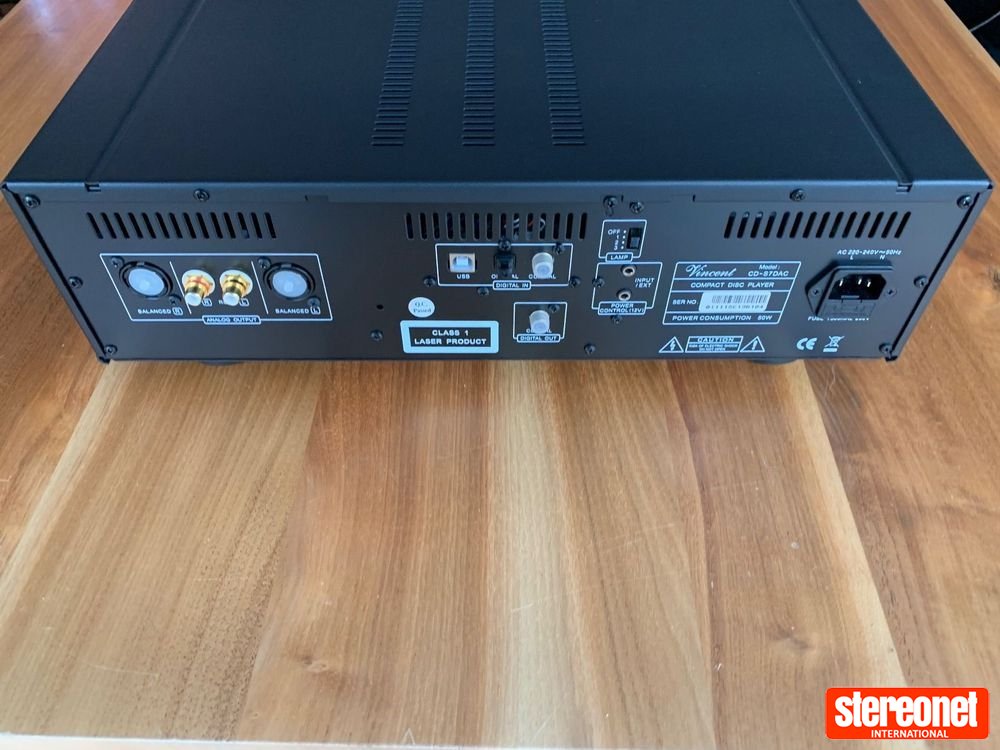 Vincent Audio CD S7 DAC CD Transport/DAC - CD/SACD Players & Transport ...