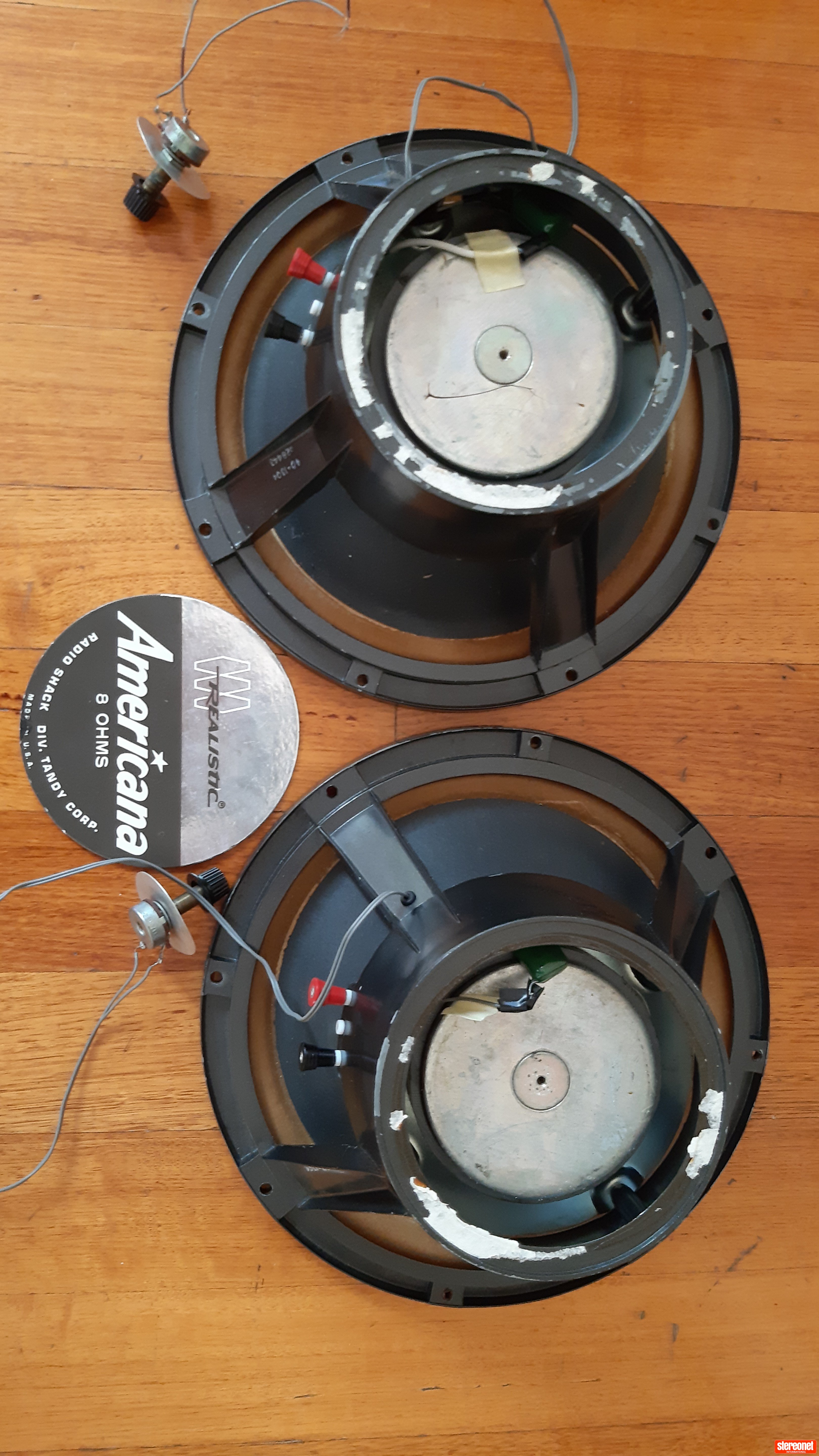 Realistic 40-1320 Full Range Driver - Raw / Individual Drivers - StereoNET