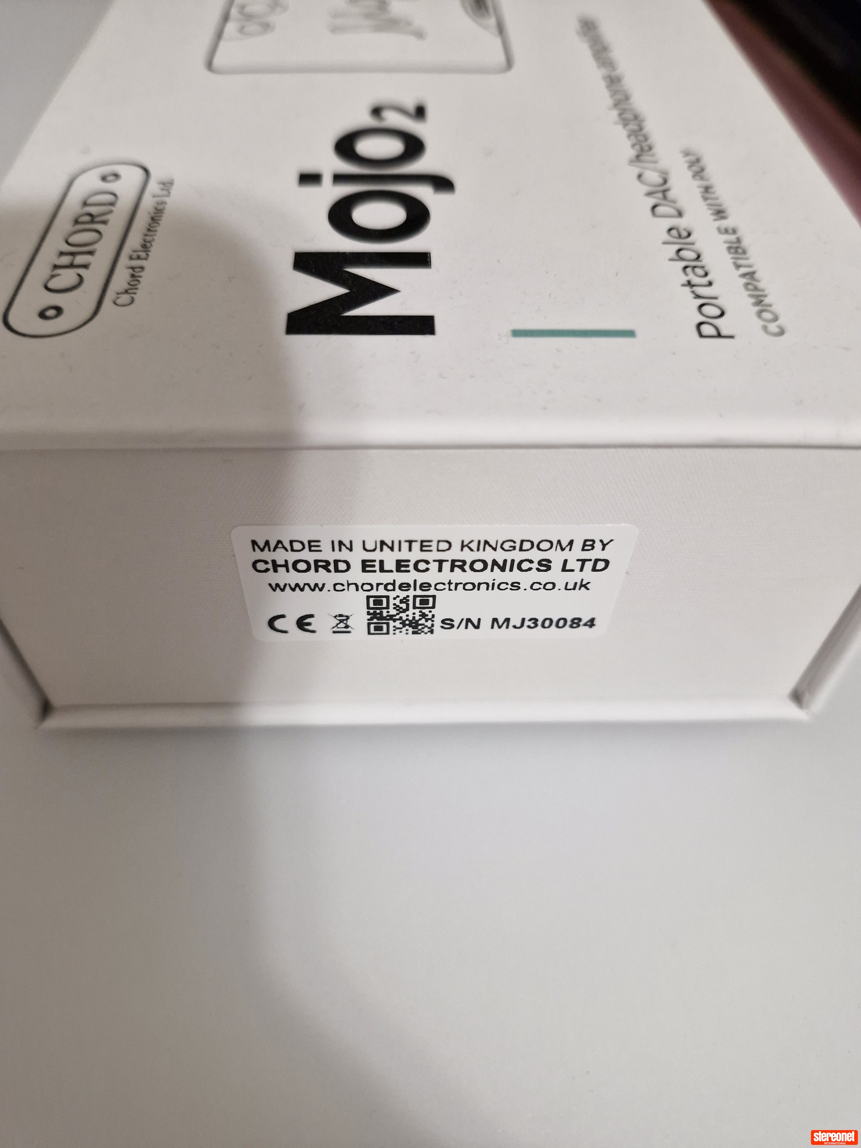 Chord Electronics Mojo 2 Headphone Amplifier (with DAC) - Headphone ...