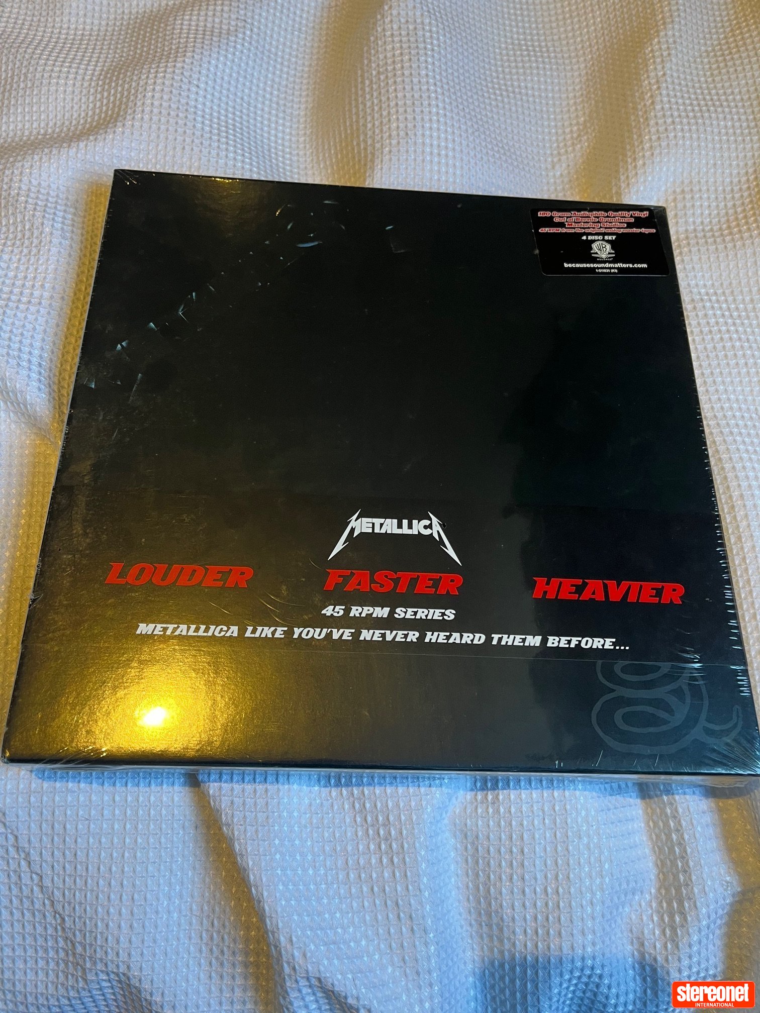 Metallica Box Set 45 RPM Sealed Vinyl Record (LP Box Set) - Vinyl ...