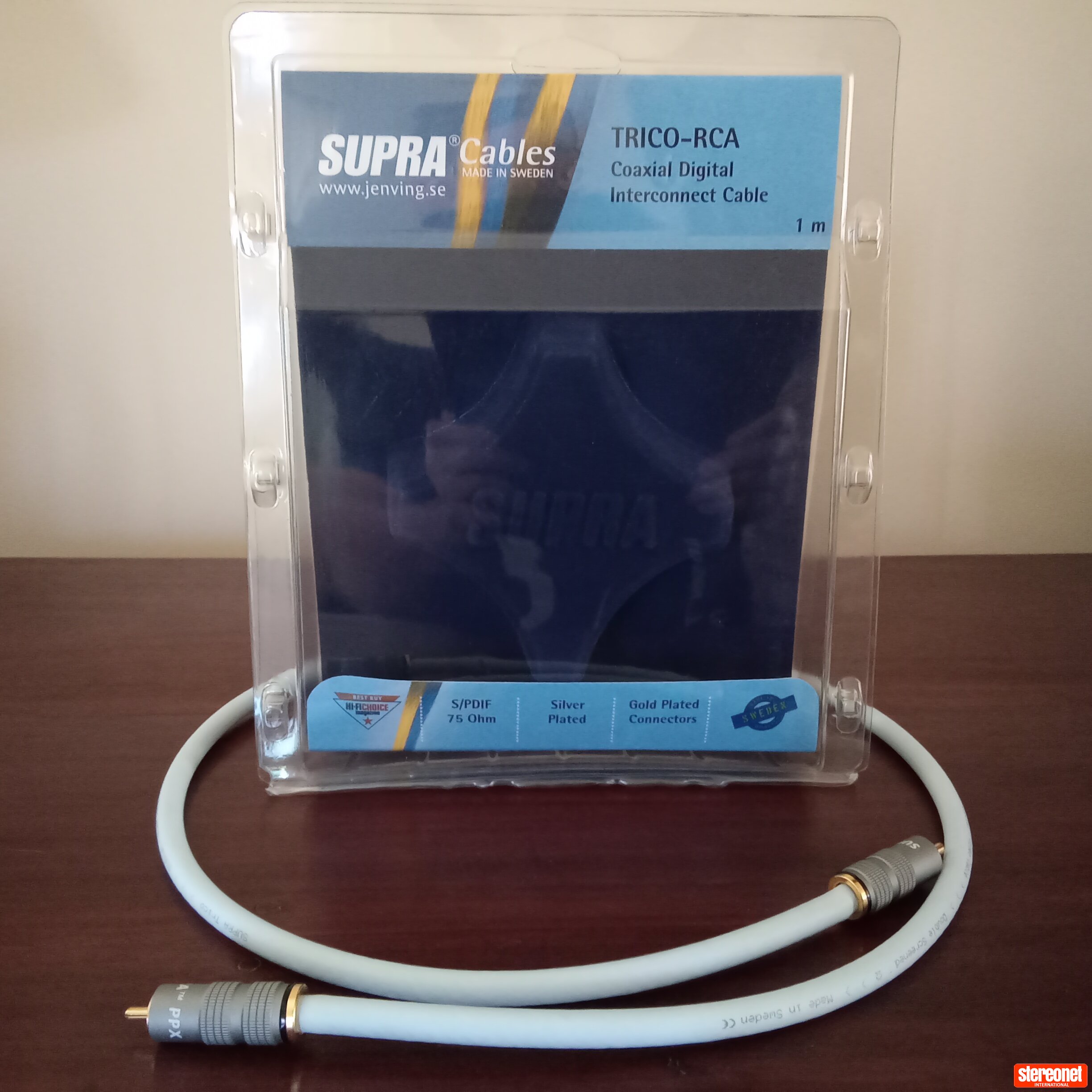 Supra Trico Digital Coaxial RCA - Digital Cables - StereoNET