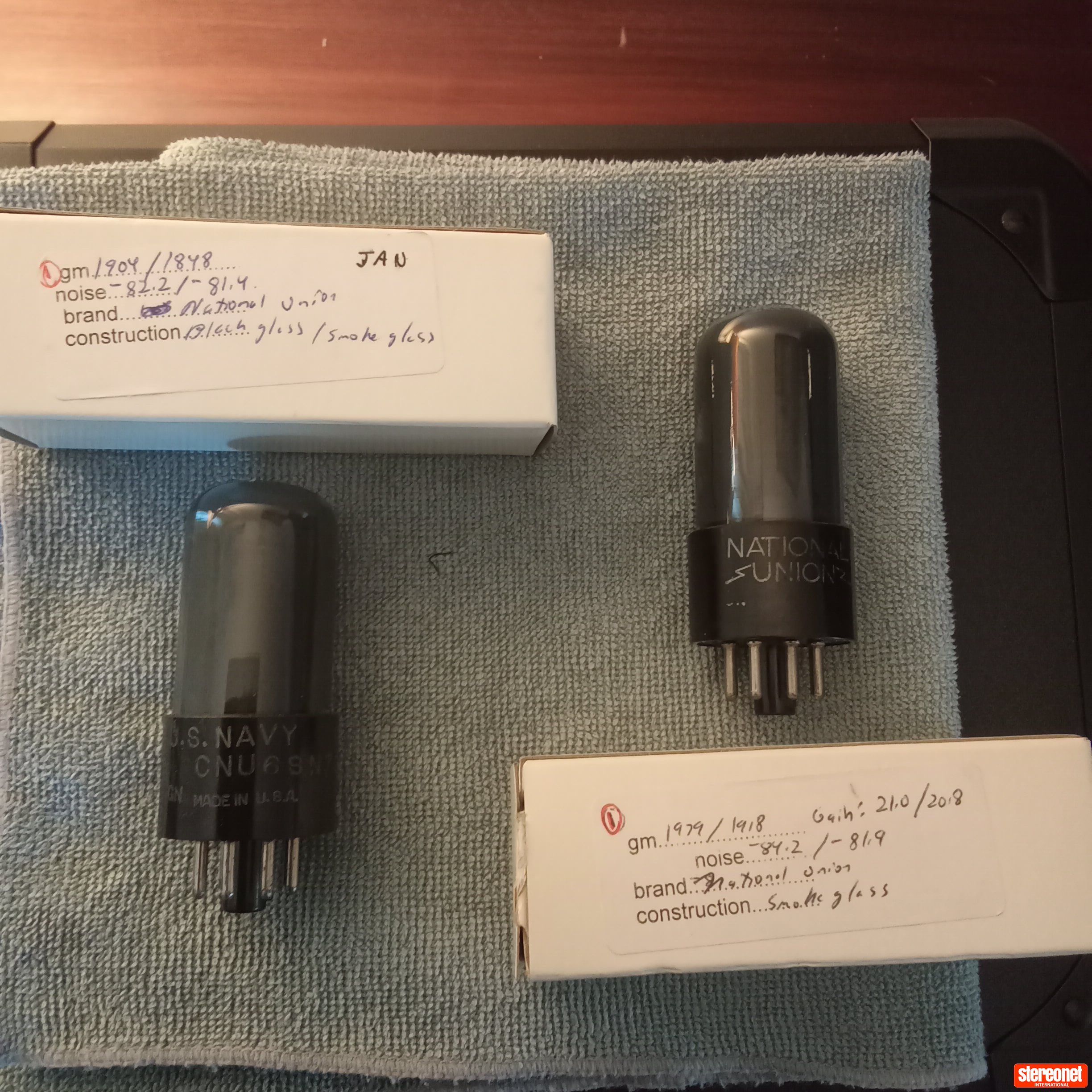 National Union 6SN7 Valves/Tubes - Valves / Tubes - StereoNET