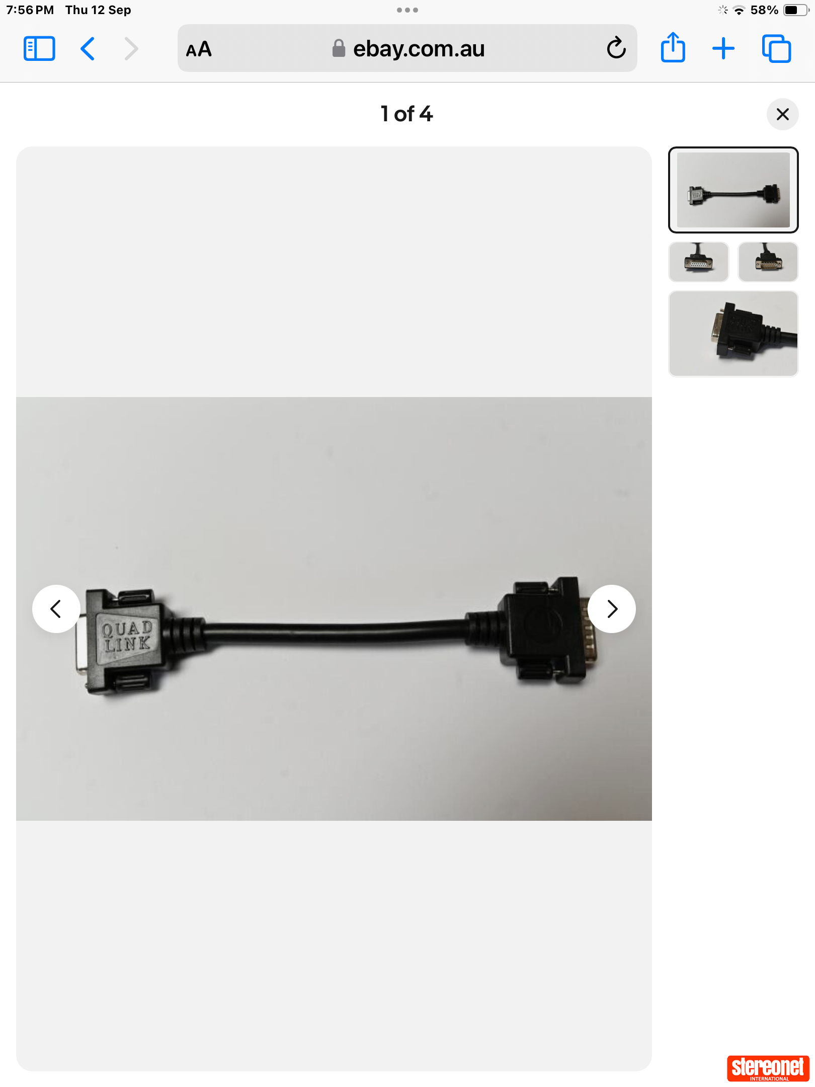 Quad Link Cables Quad link Cables - Wanted to Buy - StereoNET