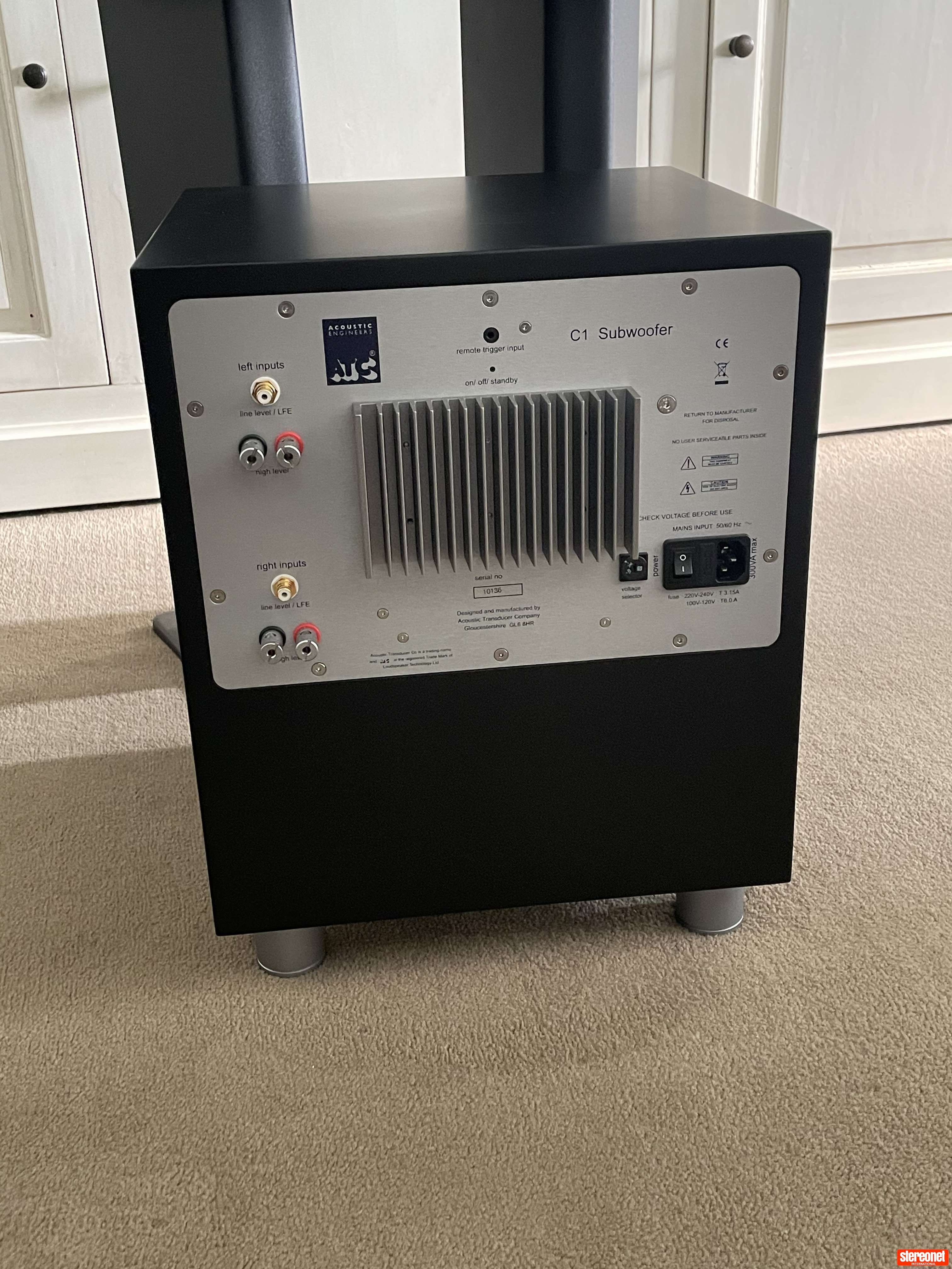 ATC C1 Subwoofer (Active / Powered) - Subwoofers - StereoNET