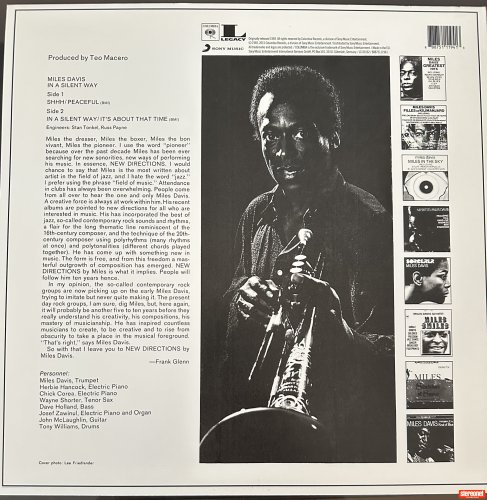 Miles Davis - In a Silent Way Vinyl Record (LP) - Vinyl Records - StereoNET
