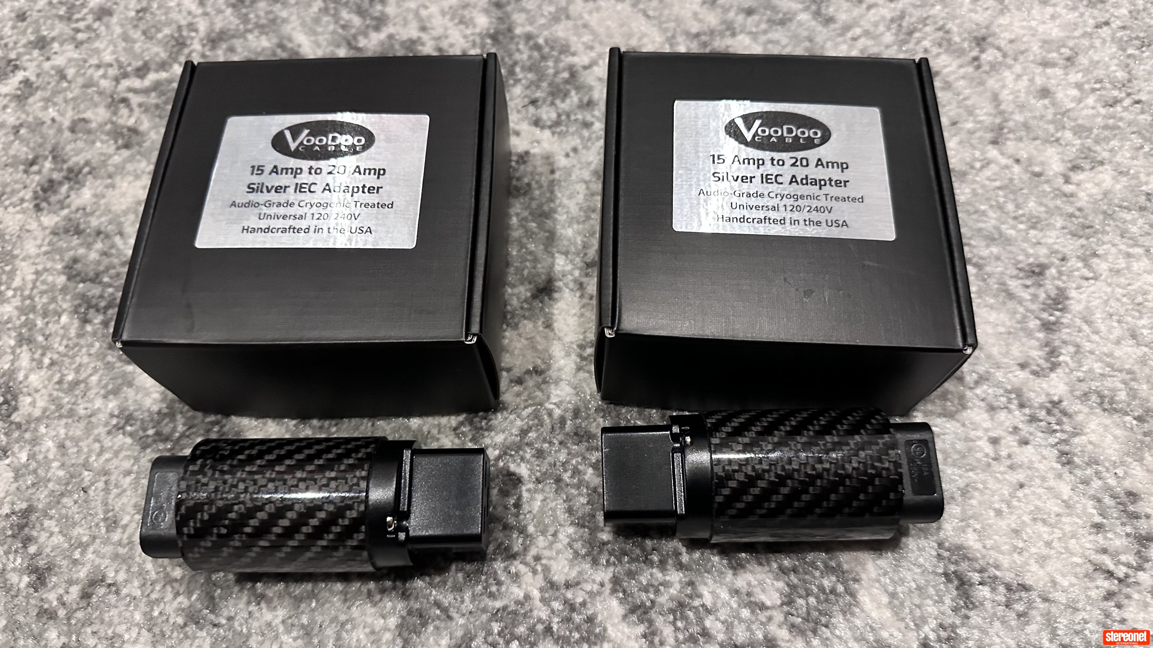 VooDoo Cable Silver 15 amp to 20 Amp IEC Adapter - Power Cables - StereoNET