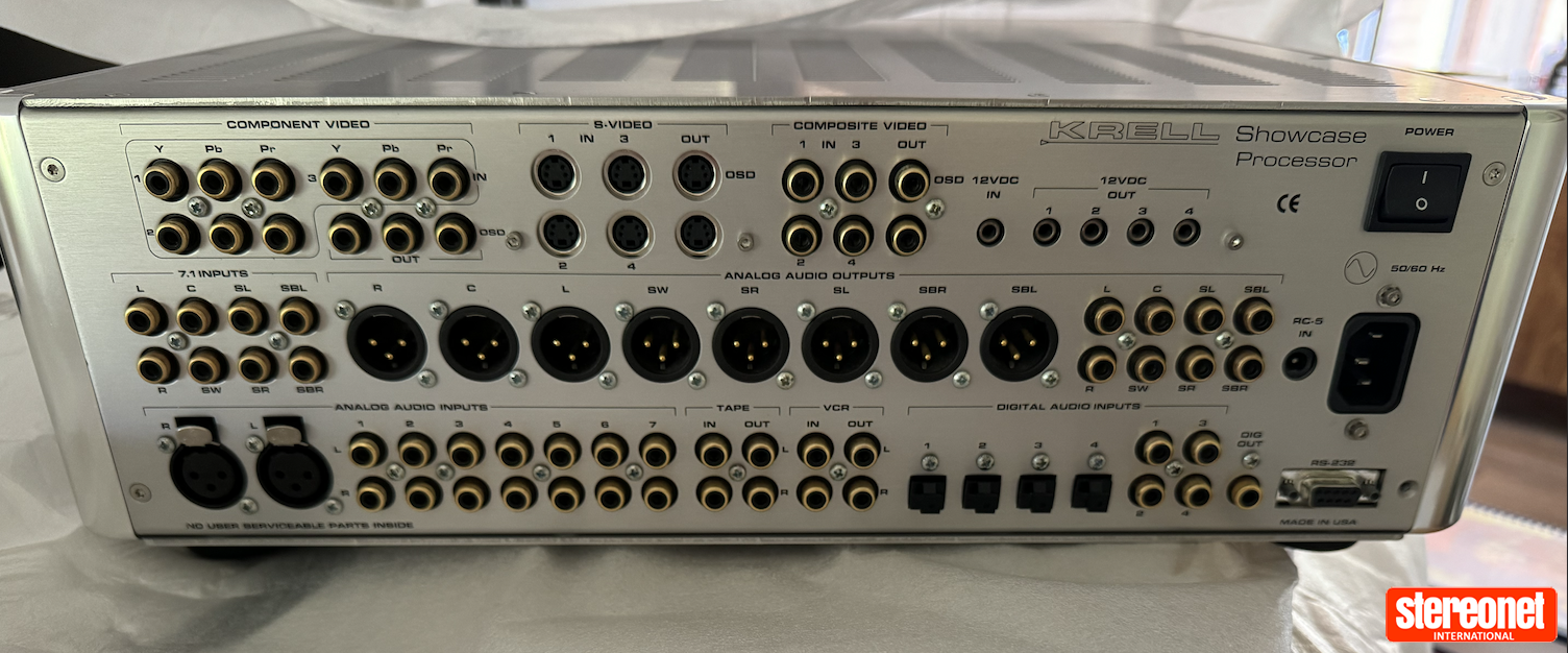 Krell Showcase Processor Pre Amplifier - AV Receivers & Processors - StereoNET