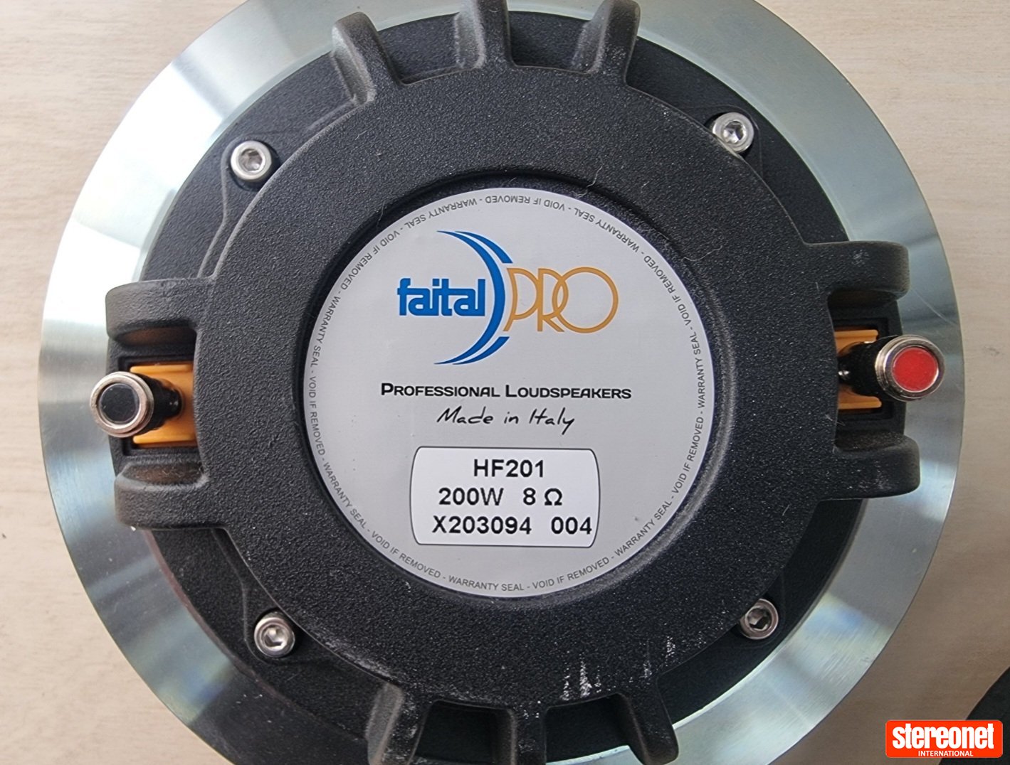 Faital pro Hf201 Compression driver - Raw / Individual Drivers - StereoNET