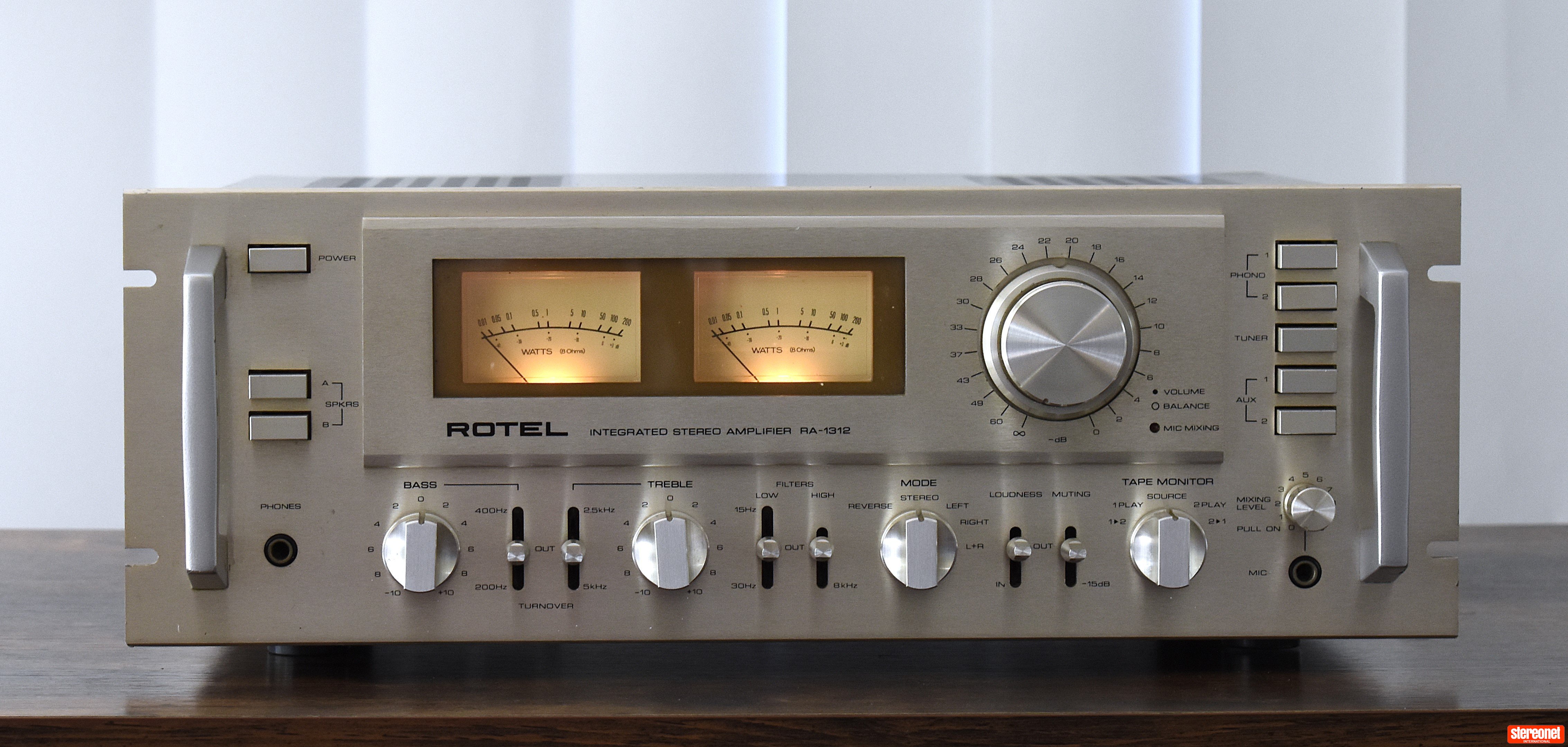 Rotel 1312 Integrated Amplifier (Solid State) - Integrated Amplifiers ...