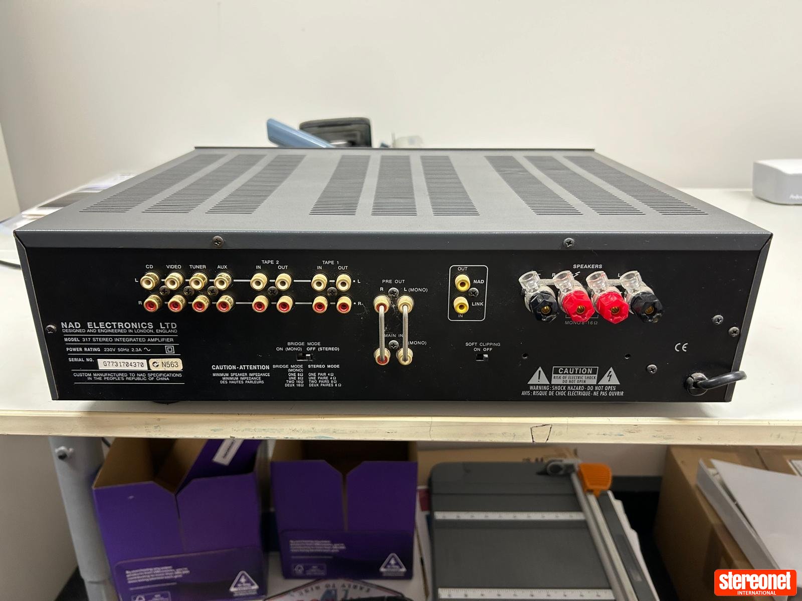 NAD Electronics 317 Integrated Amplifier (Solid State) - Integrated ...